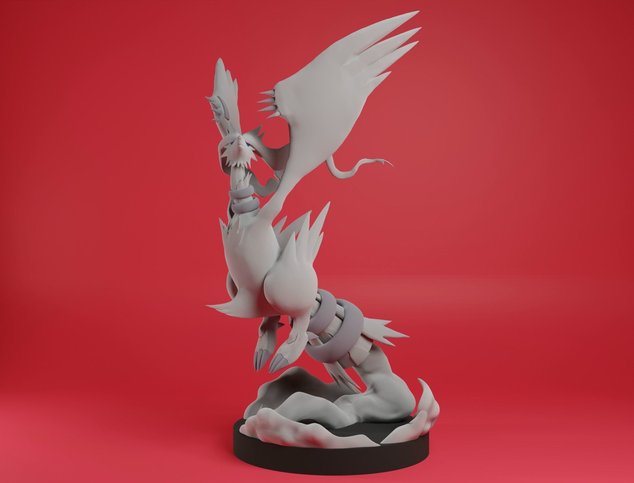 Pokemon Reshiram 3D print 3D model 3D printable | CGTrader