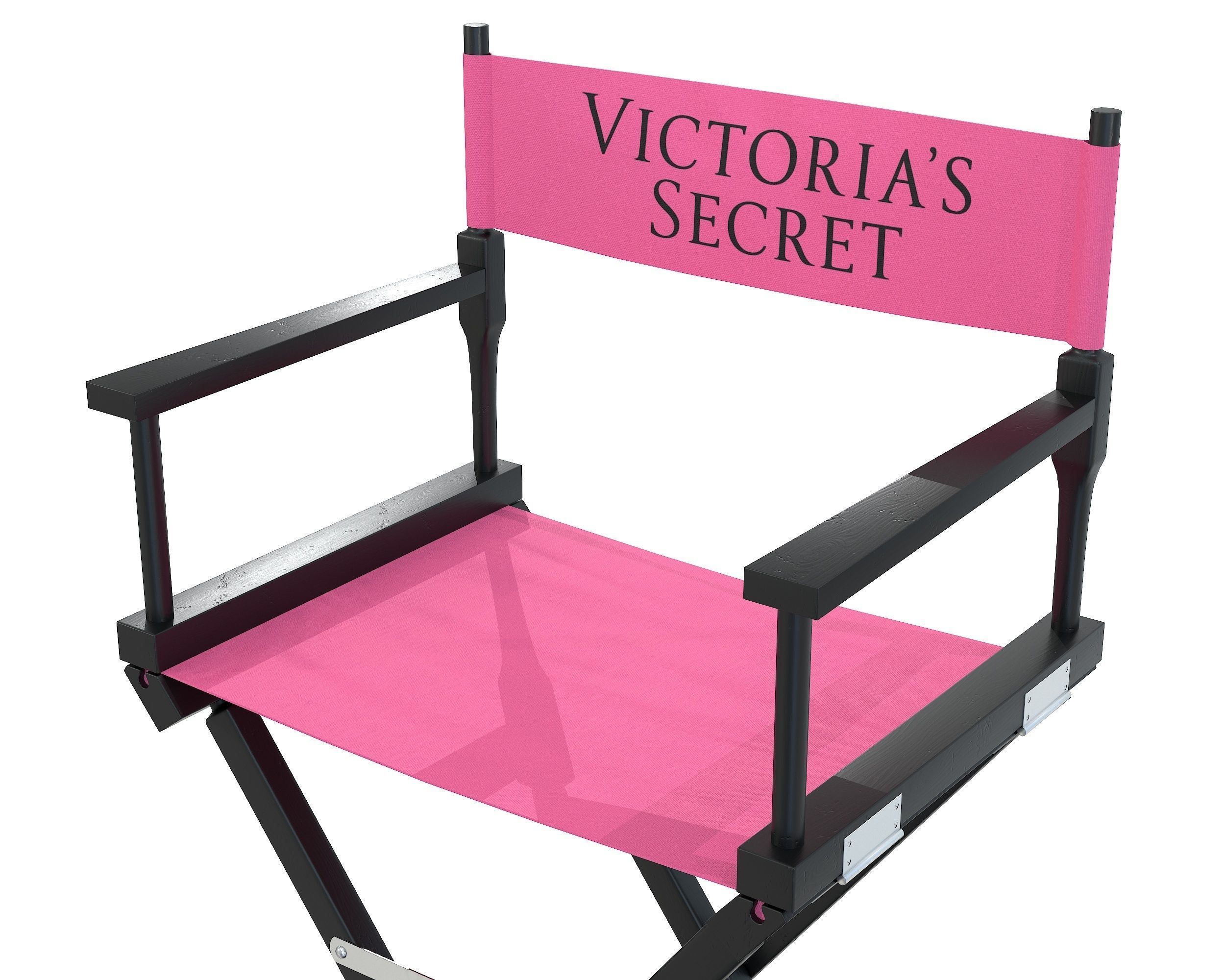 3D model Directors and Makeup Victorias Secret Chair VR / AR / low-poly ...