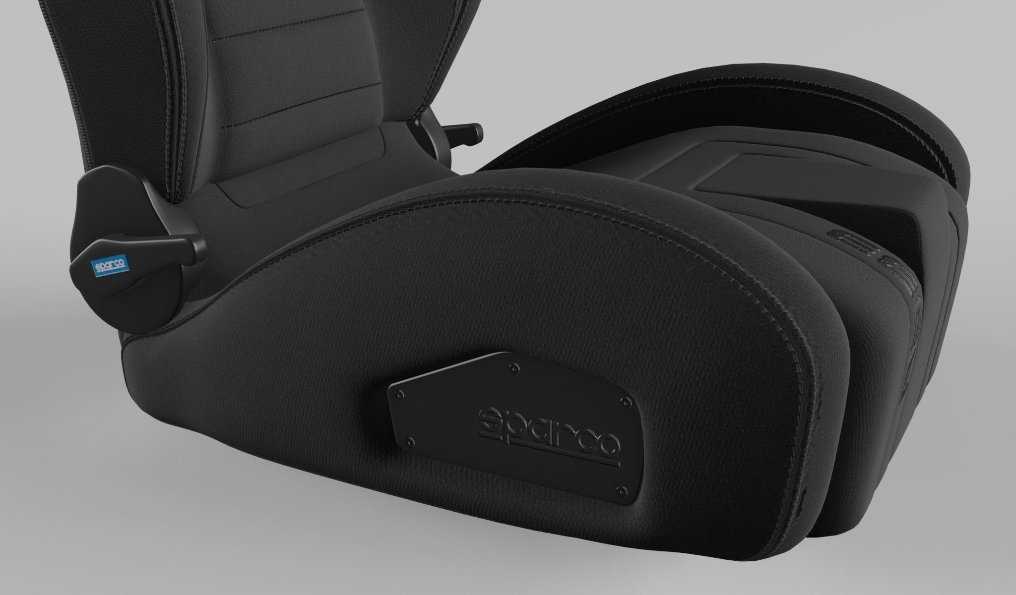 Racing Seat Sparco R333 Black 3D model | CGTrader