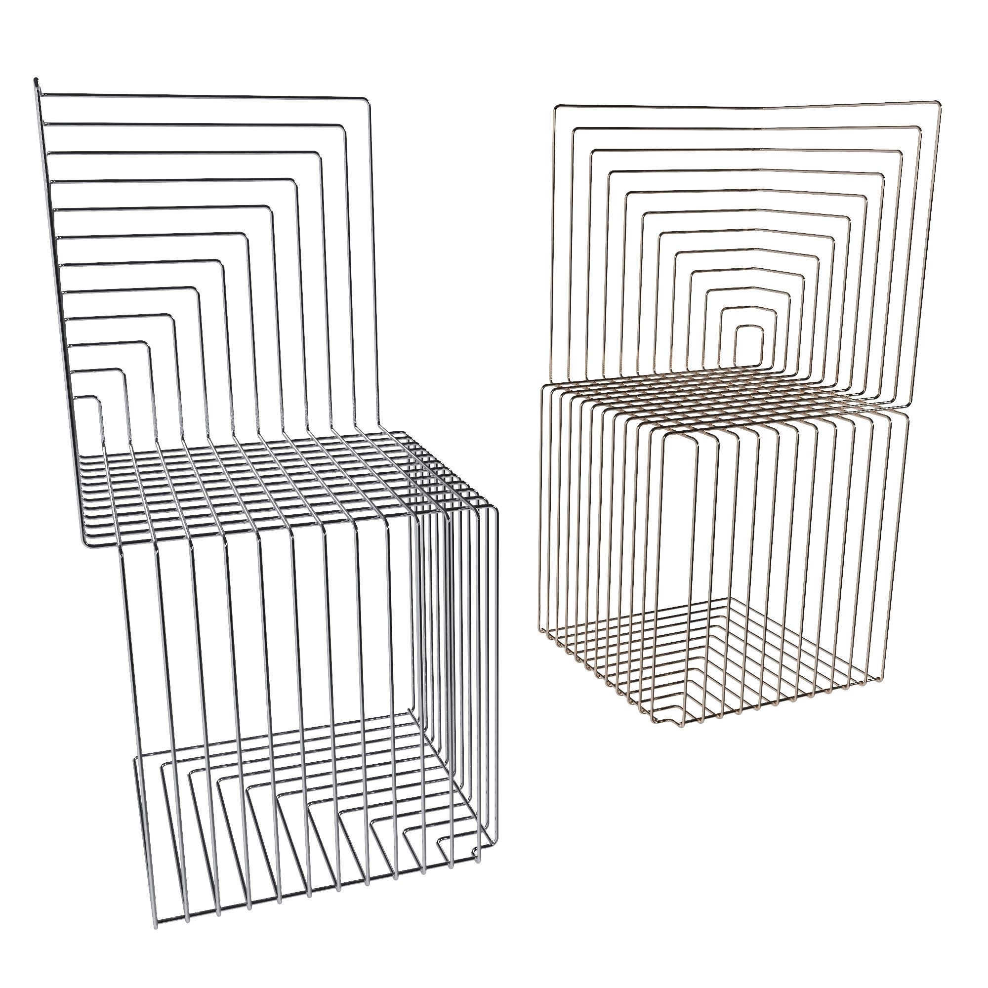 3D model Octagon Chair designed by Thomas Feichtner VR / AR / low-poly ...