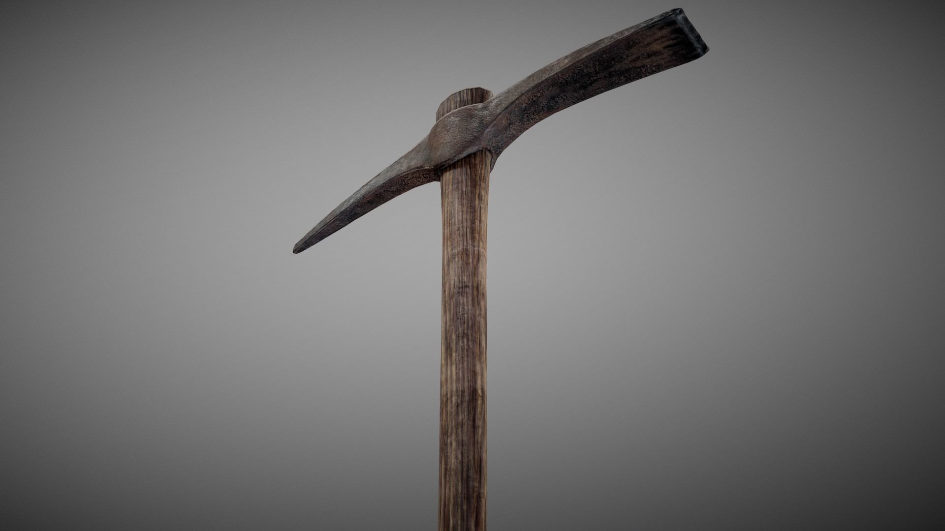 3D model Worn Rusty Pickaxe VR / AR / low-poly | CGTrader