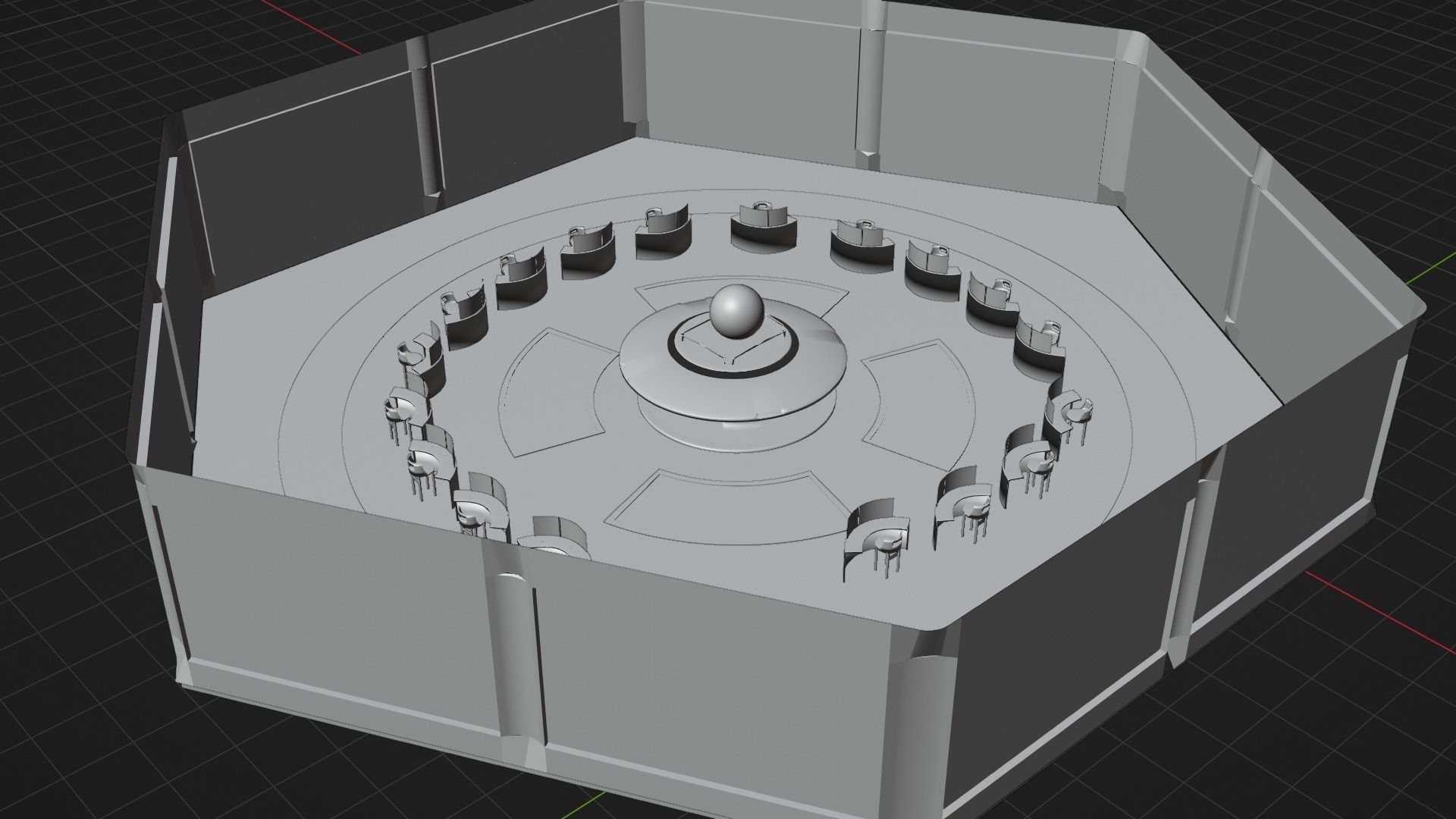 3D model Command Center - Control Room- Military Base - Iranian VR / AR ...