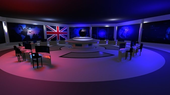 3D model Command Center - Control Room- Military Base - United Kingdom ...