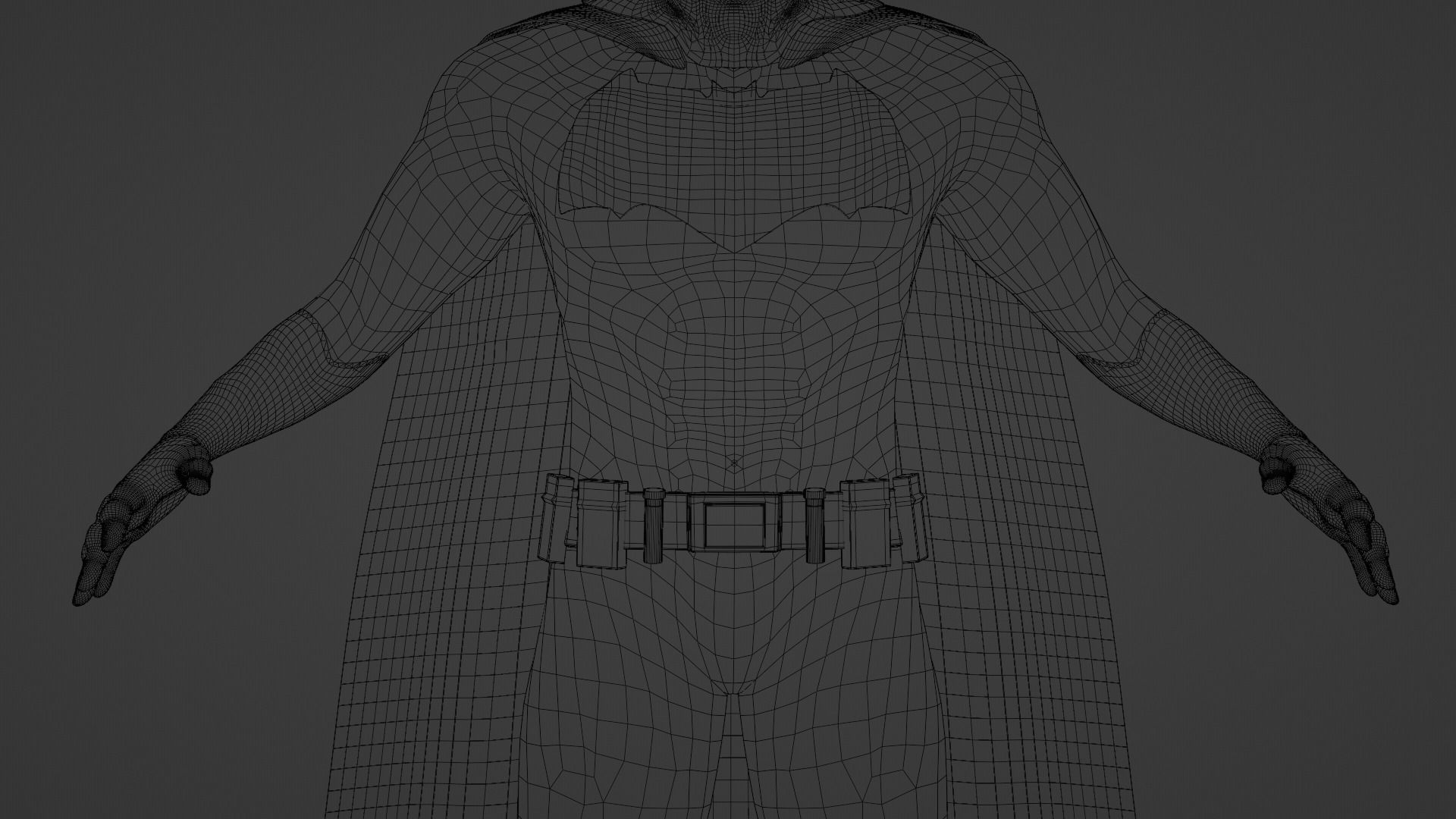Batman V Superman Batman 3D Model Face and Body RIGGED 3D model rigged ...