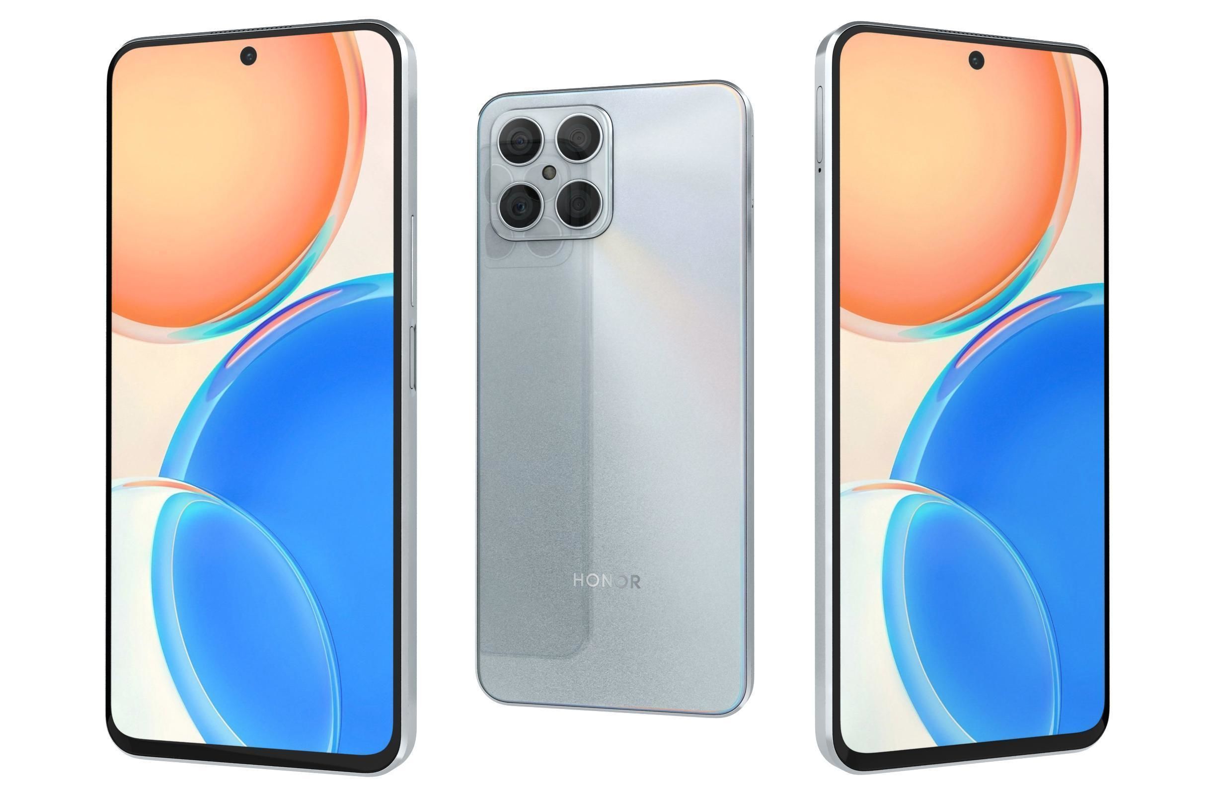 Honor X8 All Colors 3D model | CGTrader