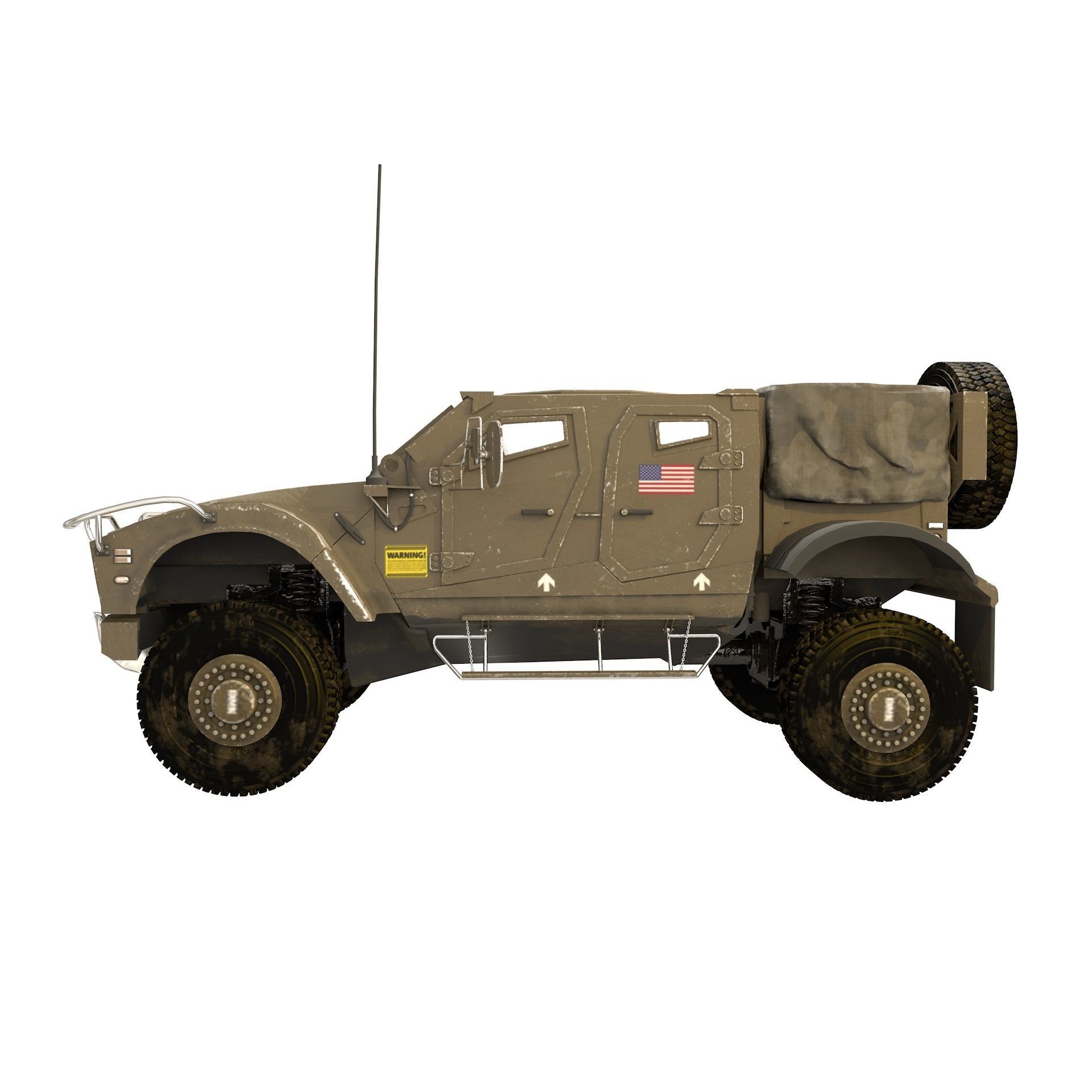 Oshkosh M-ATV Us Army Tactical Vehicle 3D model | CGTrader