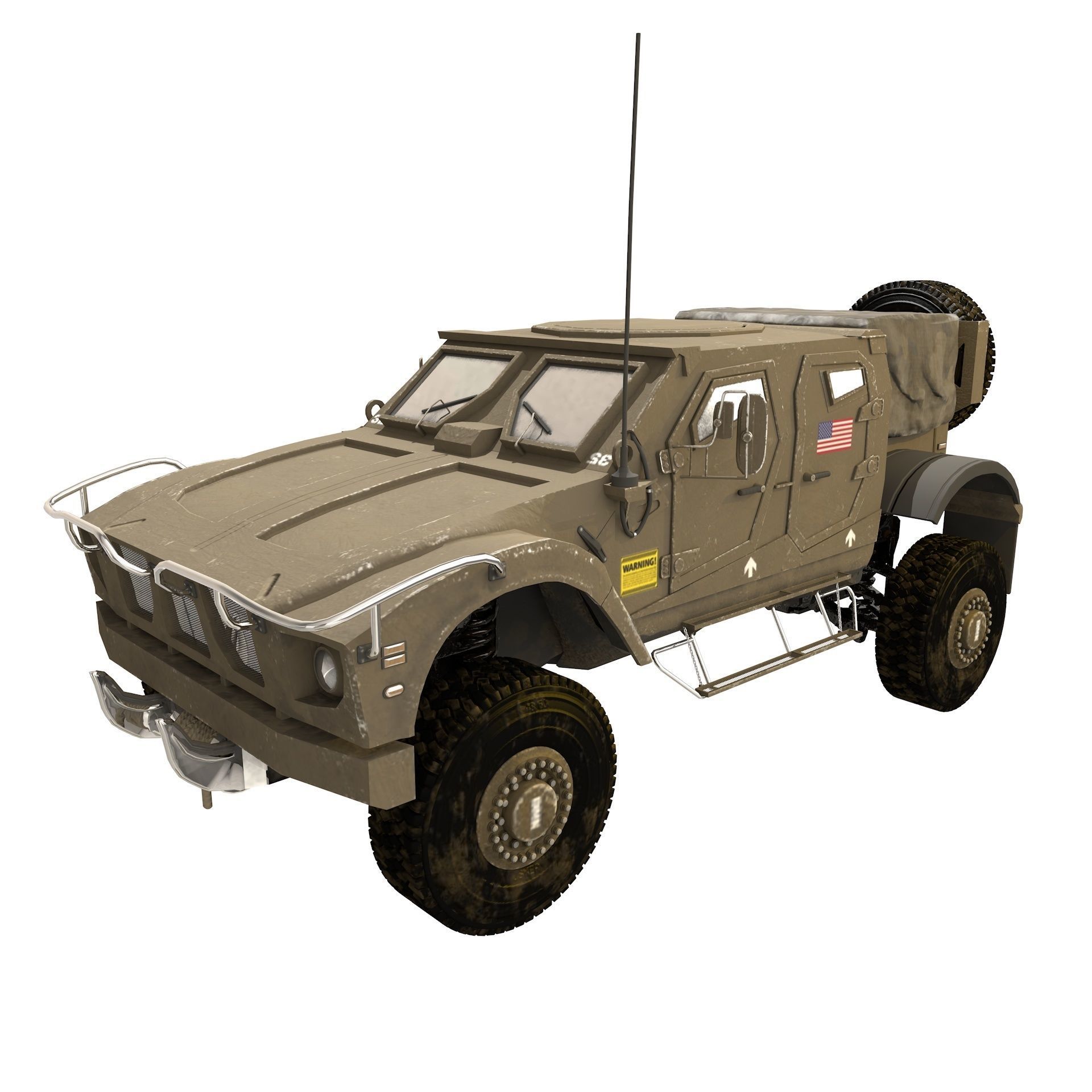 Oshkosh M-ATV Us Army Tactical Vehicle 3D model | CGTrader