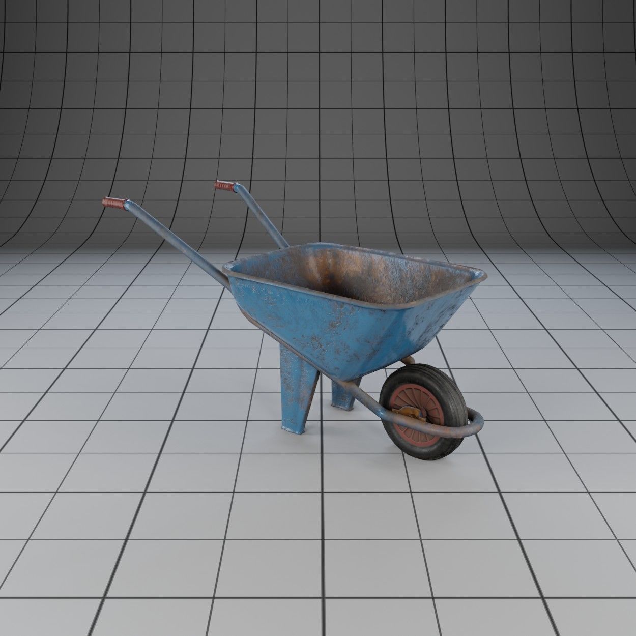 3D model Wheelbarrow VR / AR / low-poly | CGTrader