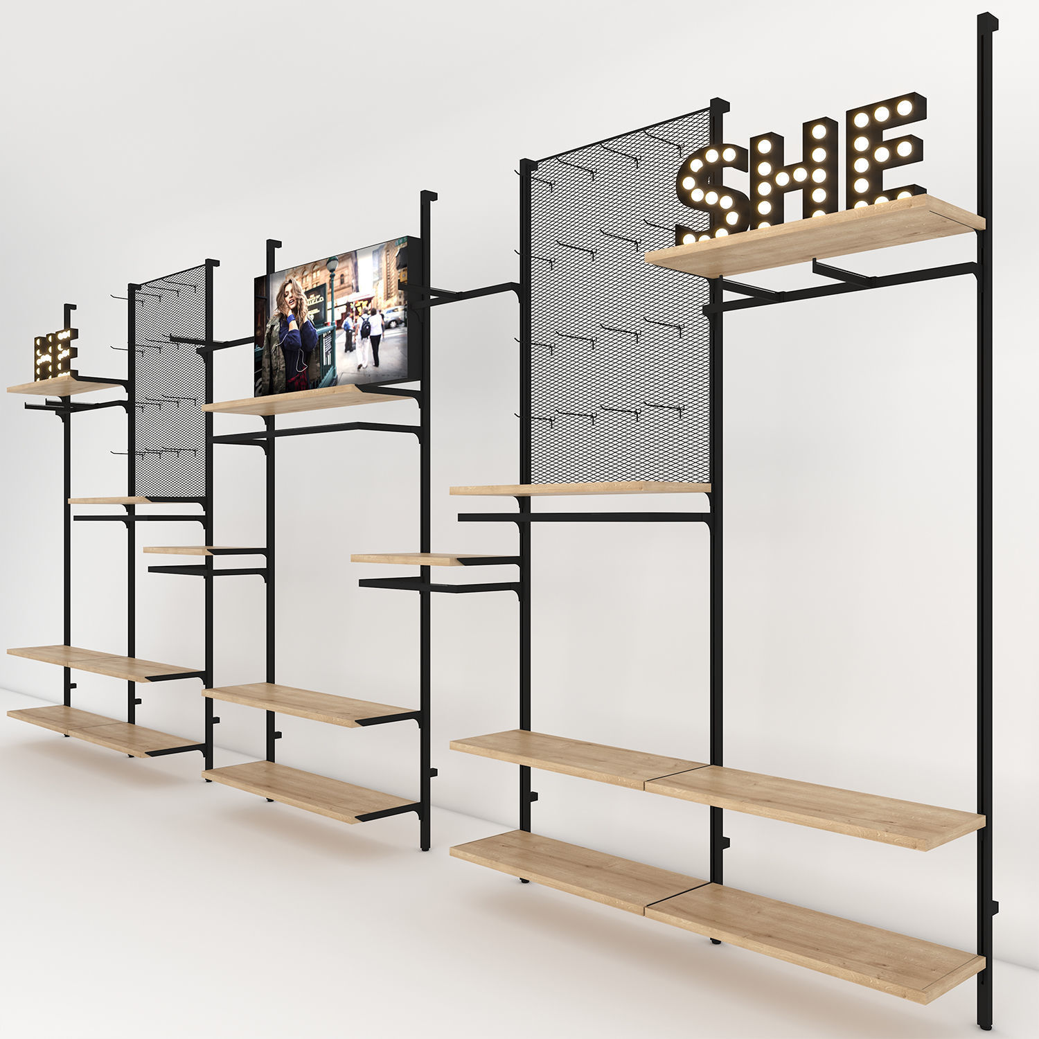 3D model WALL UP SYSTEM VR / AR / low-poly | CGTrader