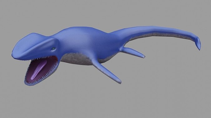 3D model Mosasaurus Low Poly - Rigged VR / AR / low-poly | CGTrader