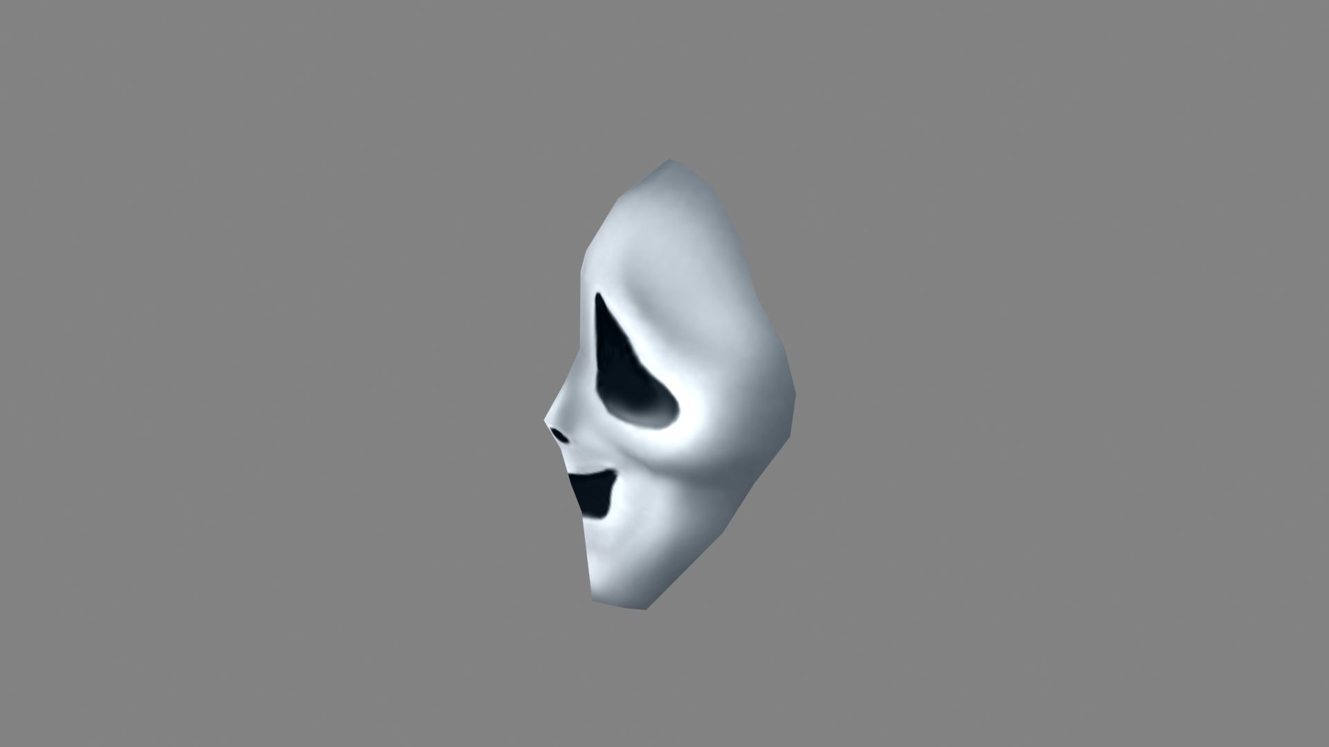 3D model ghost mask - halloween VR / AR / low-poly | CGTrader