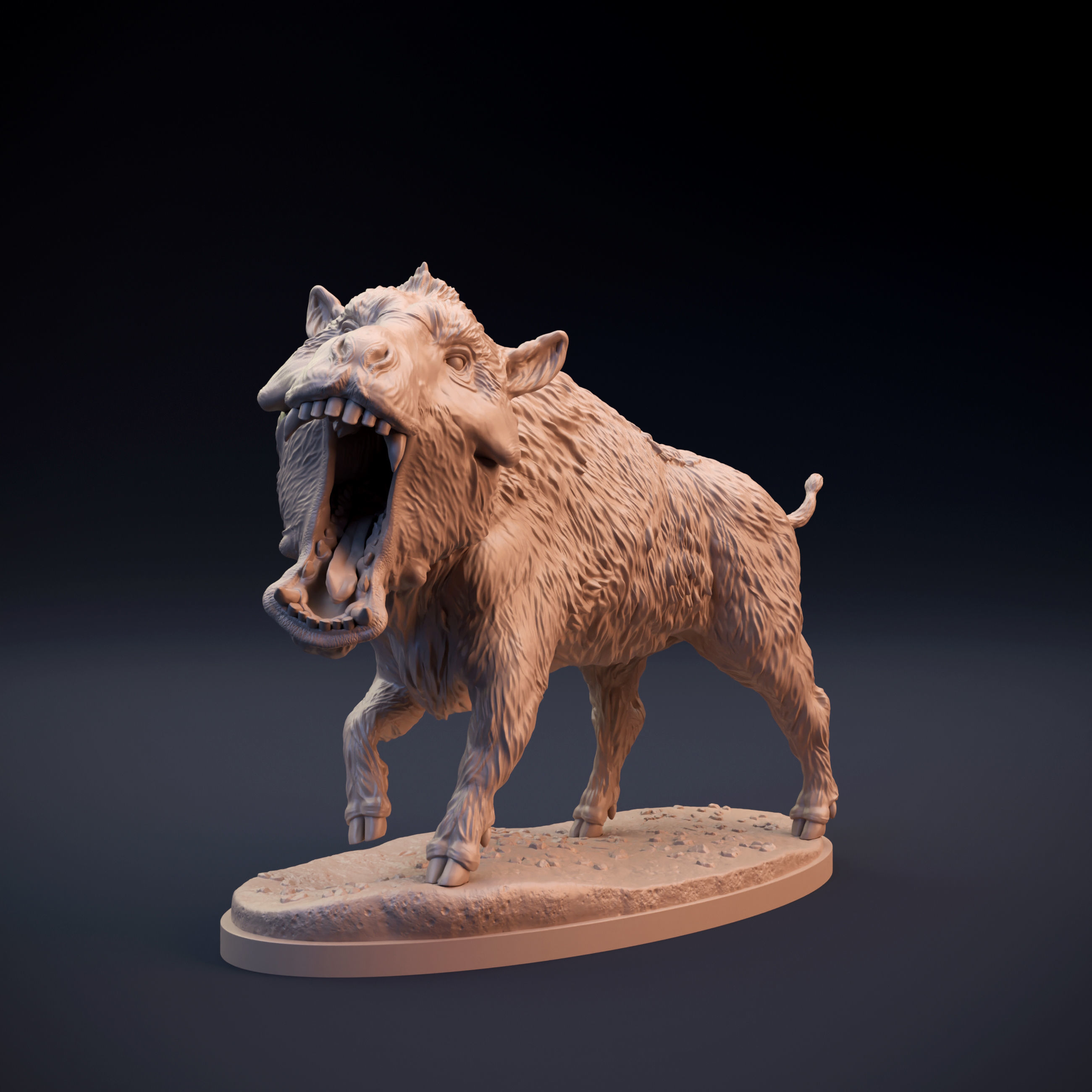 Daeodon - hell pig 3D model 3D printable | CGTrader