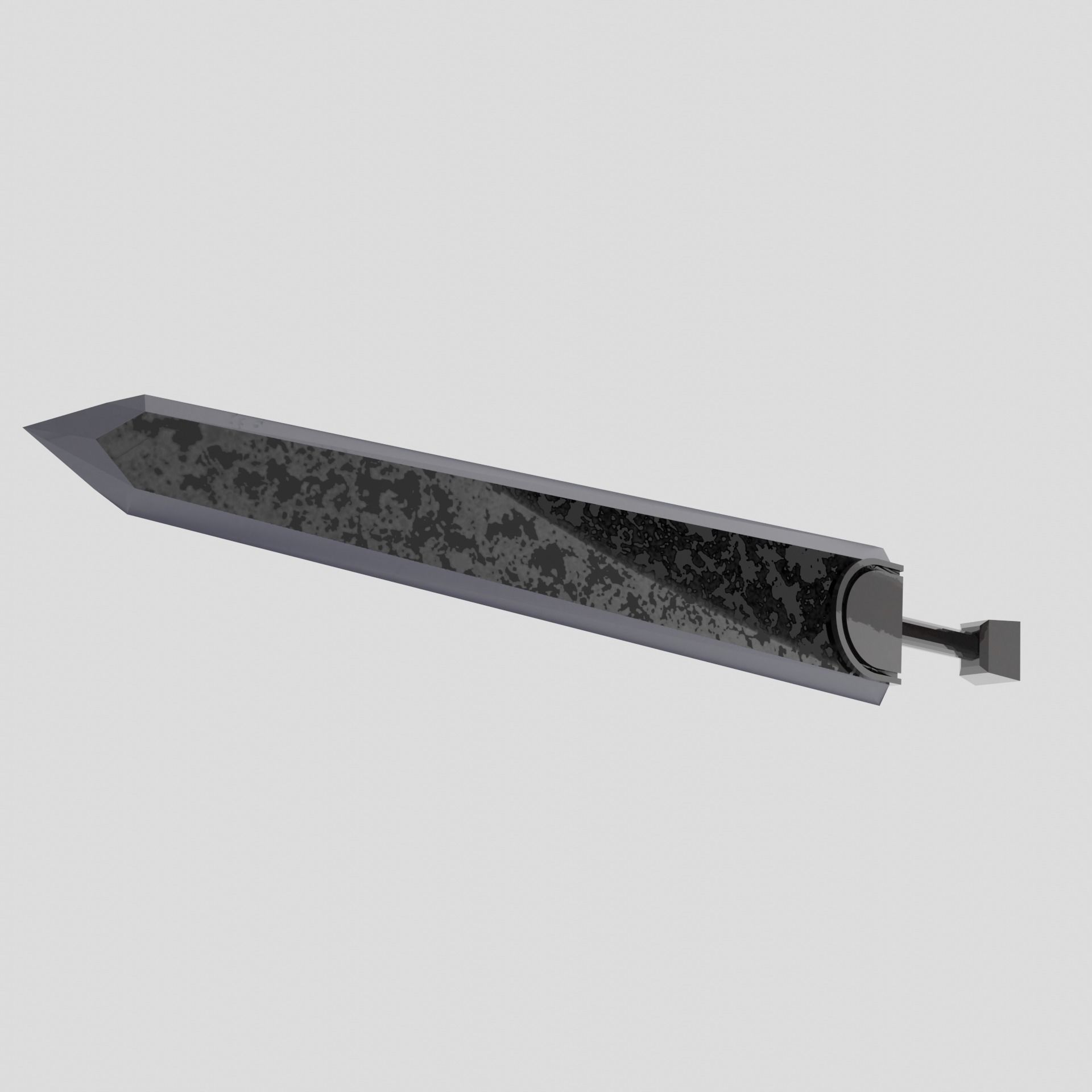 Guts Dragon Slayer Sword 3D Model free VR / AR / low-poly 3D model ...