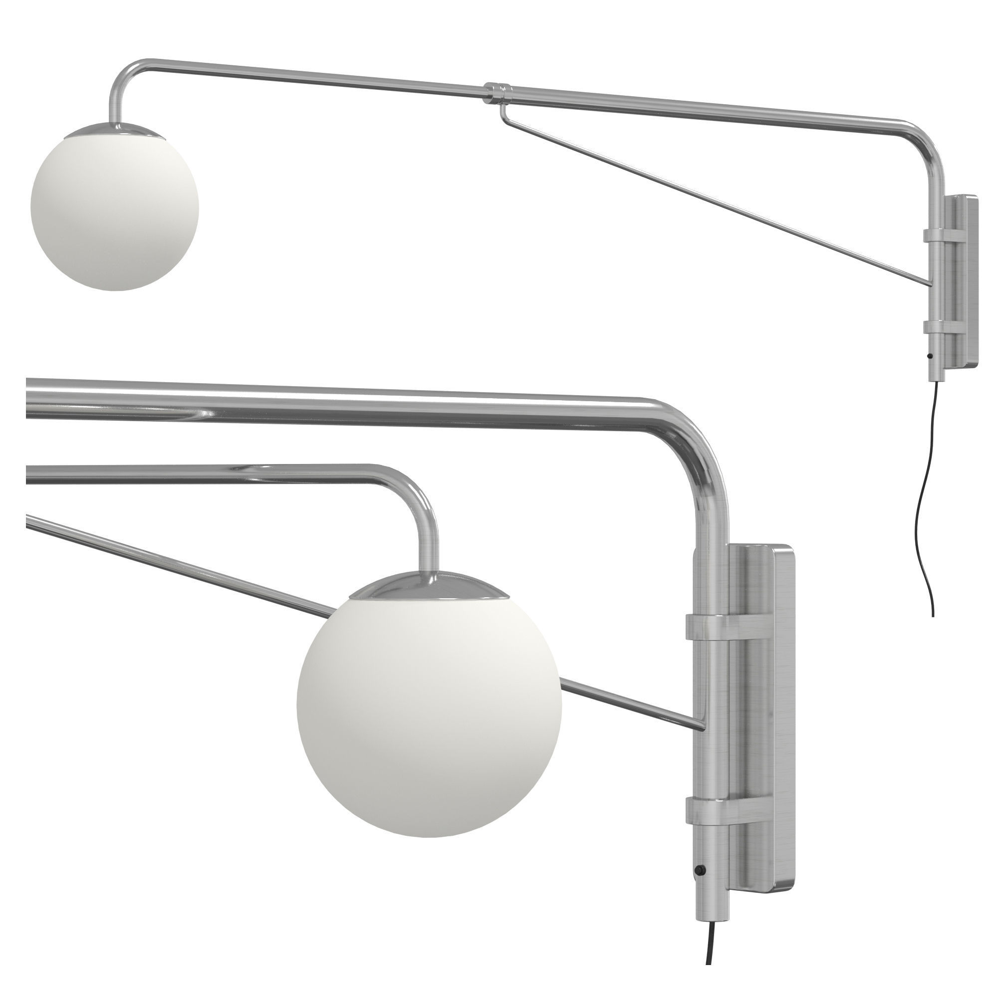 IKEA SIMRISHAMN Swivel wall lamp 3D model | CGTrader