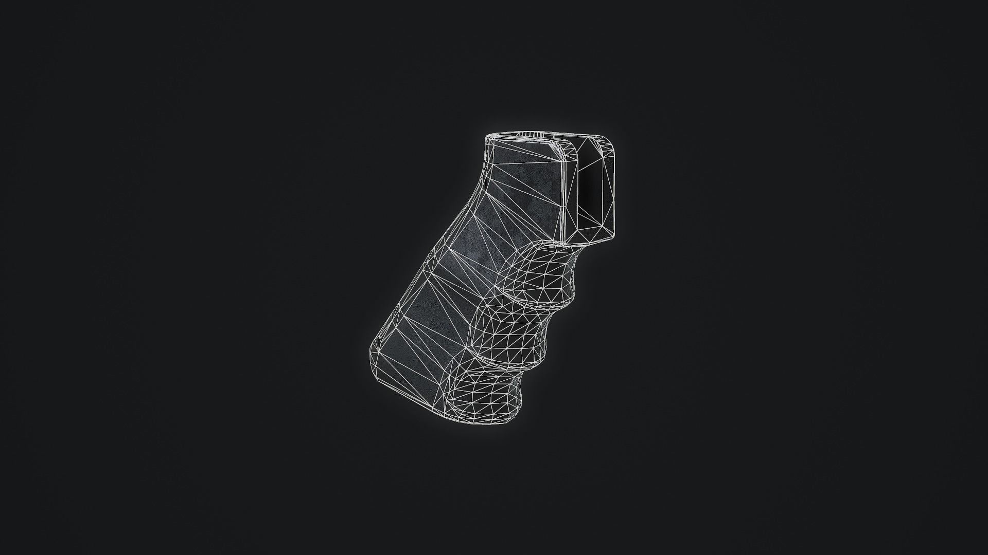 3D model AR15 PistolGrip VR / AR / low-poly | CGTrader