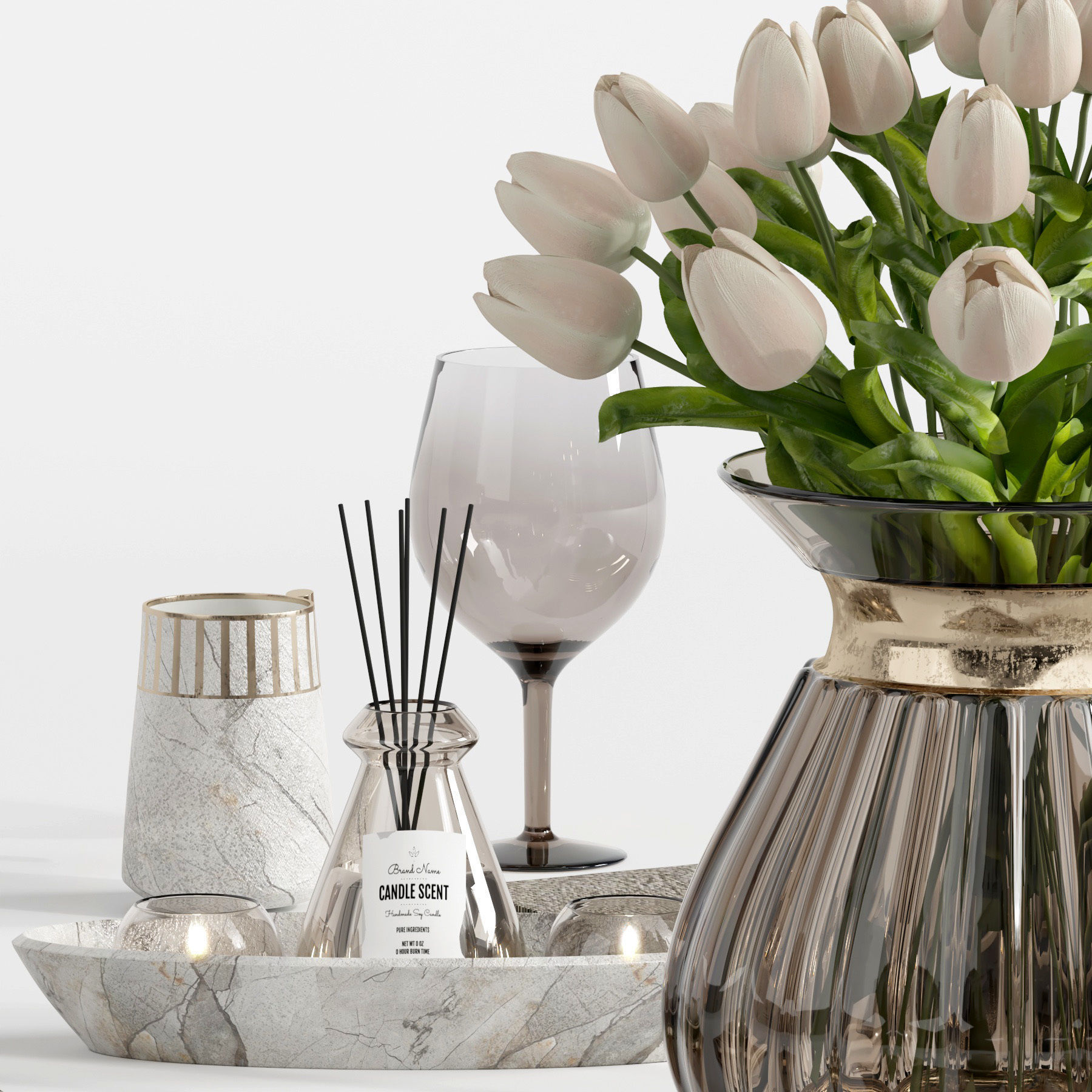 tableware set09 3D model | CGTrader