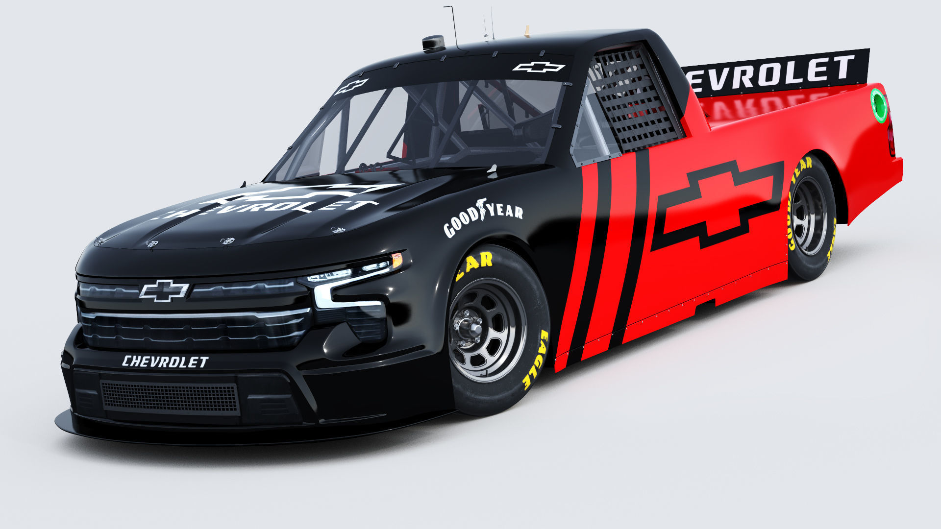 Chevrolet Silverado Nascar Trucks 2022 template 3D model | CGTrader