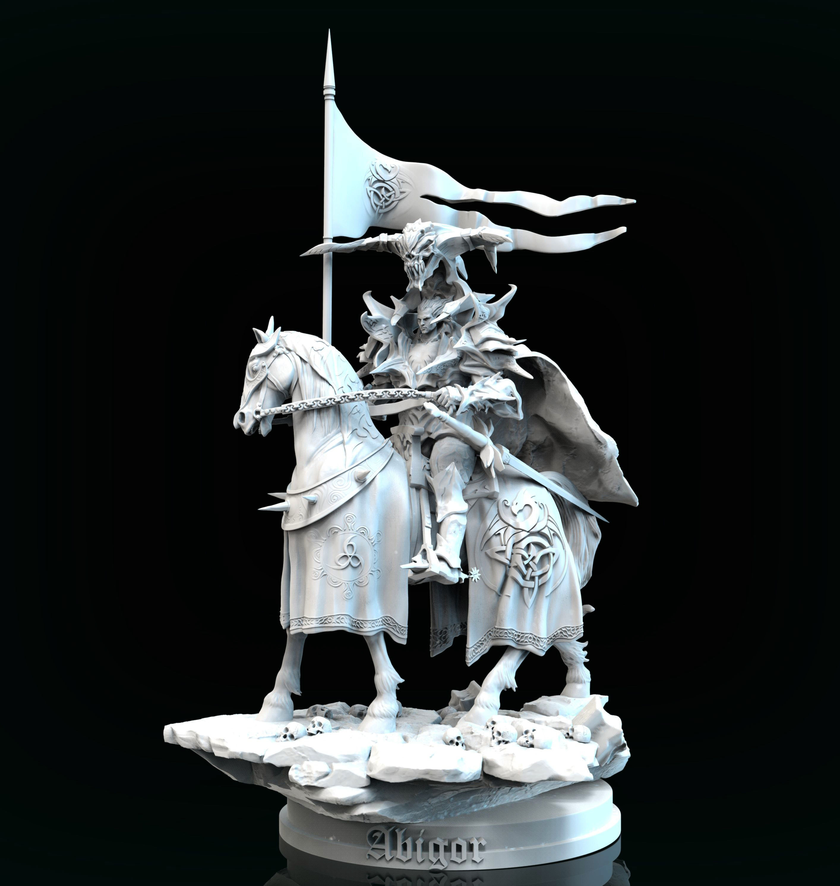 Abigor demon 3D model 3D printable | CGTrader