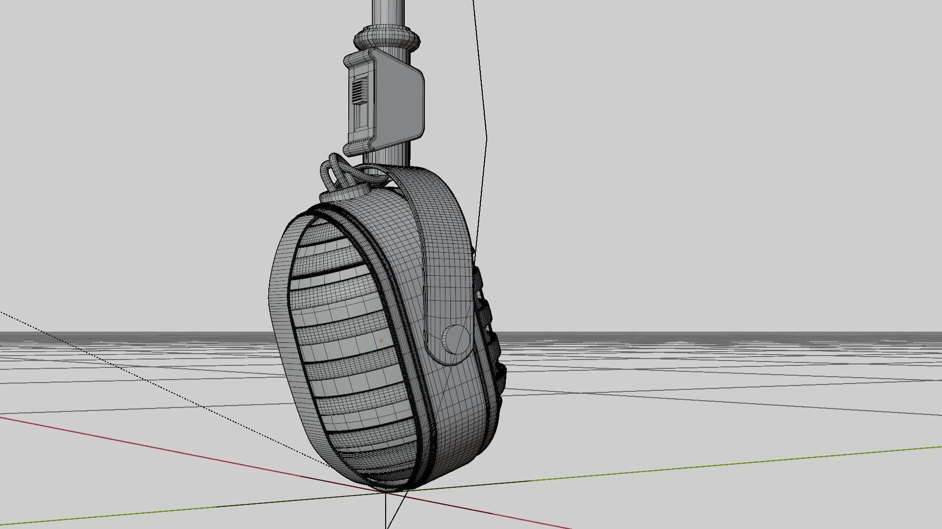 Hanging microphone 3D model | CGTrader