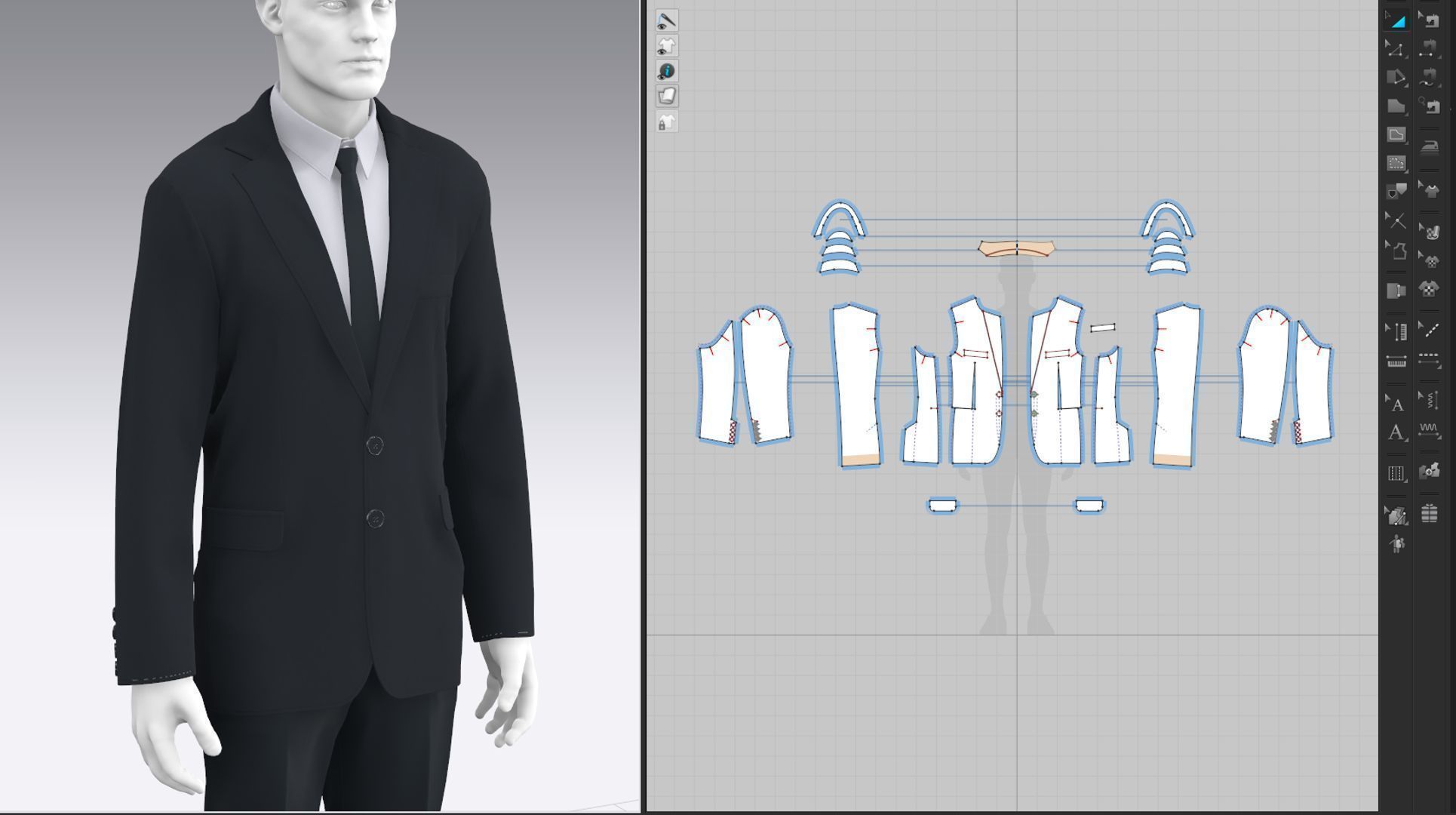 Men Suit 3D model | CGTrader
