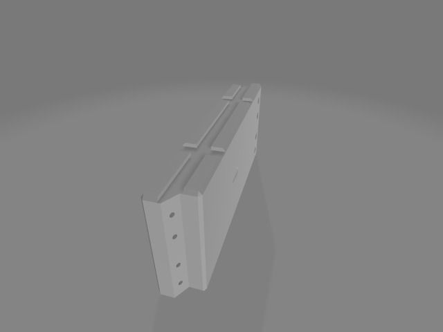 Traffic management block concrete 3D model 3D printable | CGTrader