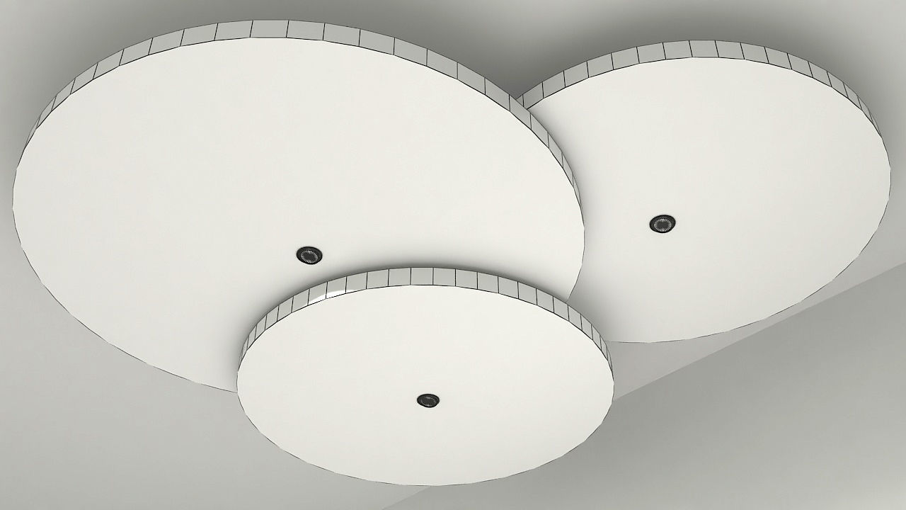 Round suspended ceiling 3D model | CGTrader