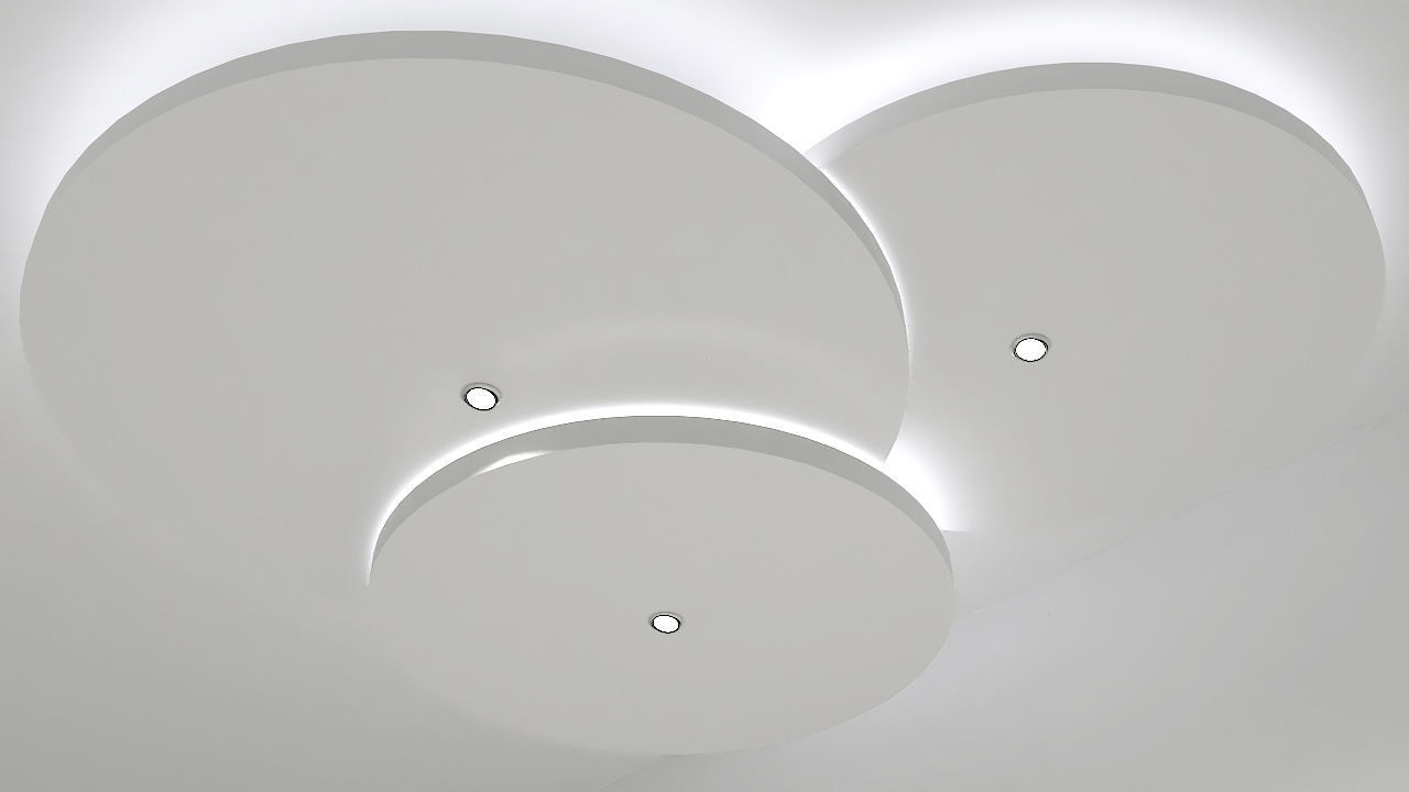 Round suspended ceiling 3D model | CGTrader