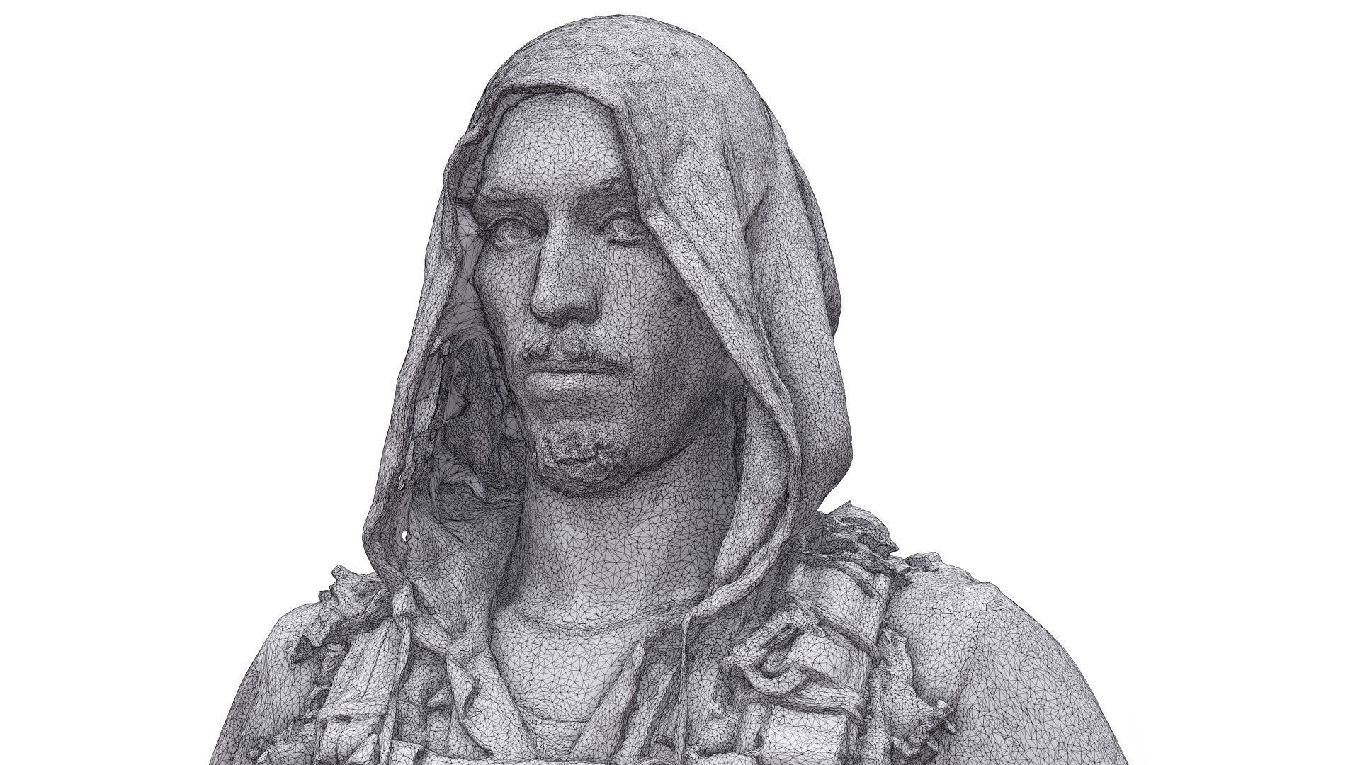 A Pose Raw Body Scan John Hopkins Postapocalyptic Suit 3D model | CGTrader