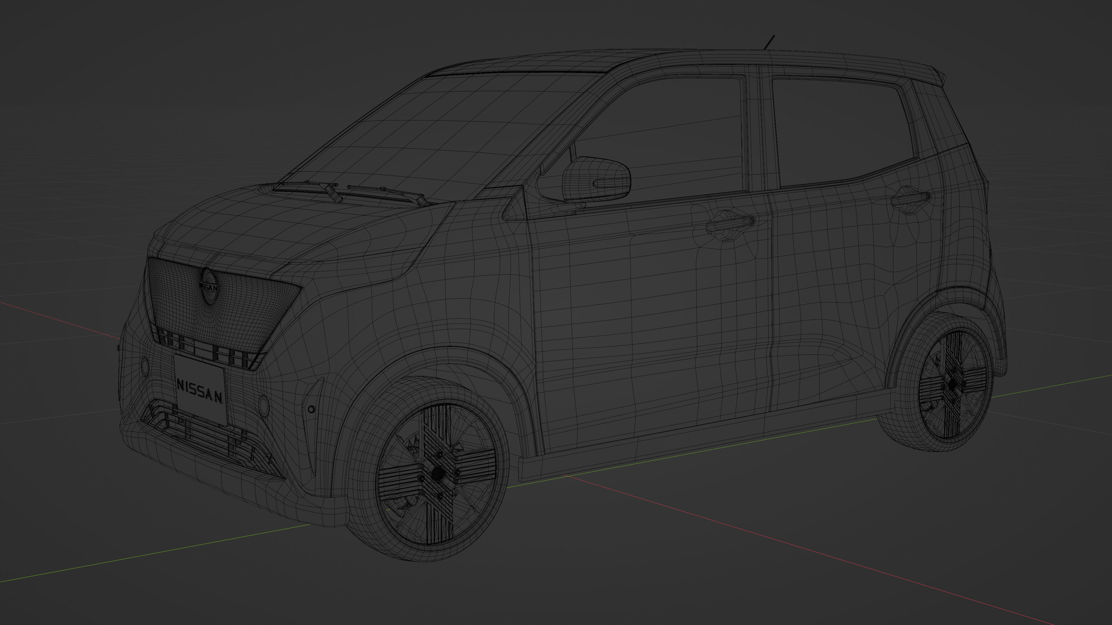 Nissan Sakura 3D model | CGTrader
