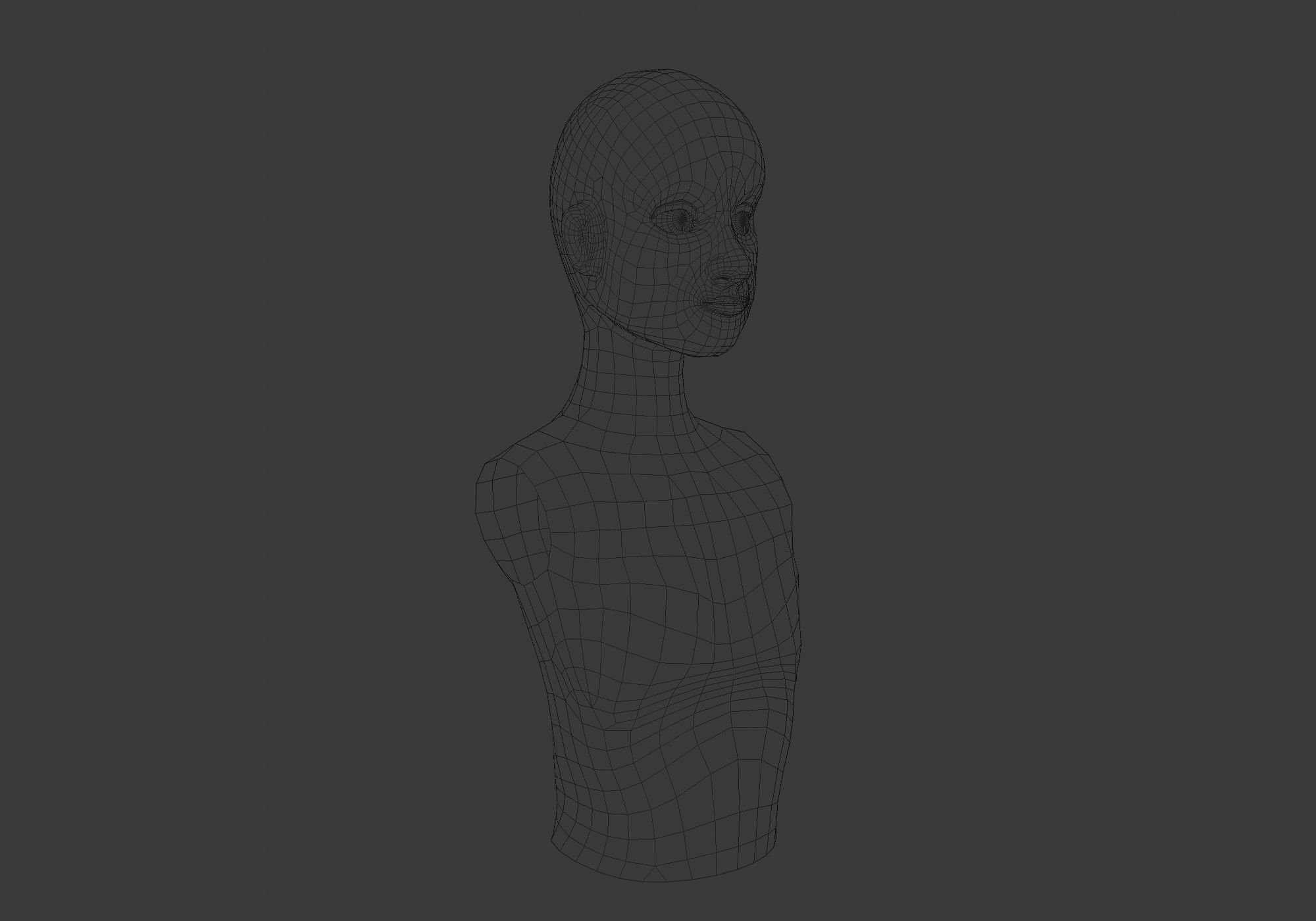 male cartoon torso 3D model | CGTrader