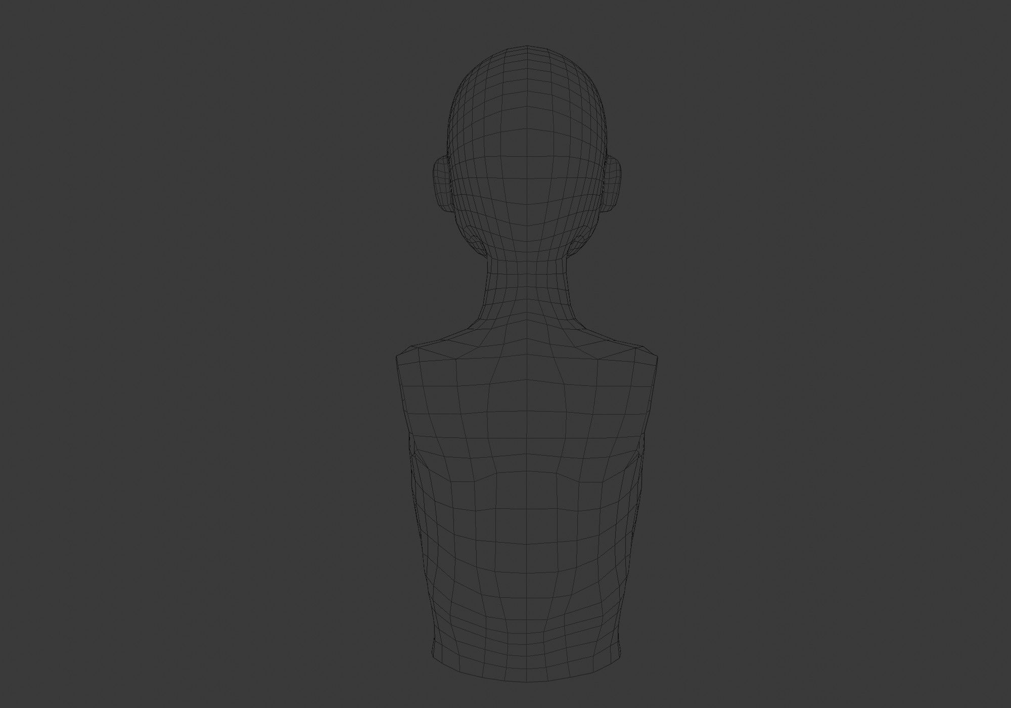 male cartoon torso 3D model | CGTrader
