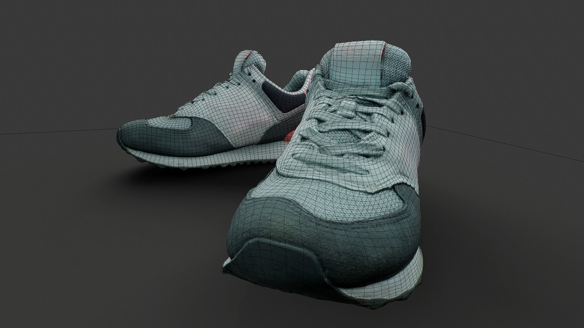 3D model Pair of New Balance Shoes VR / AR / low-poly | CGTrader