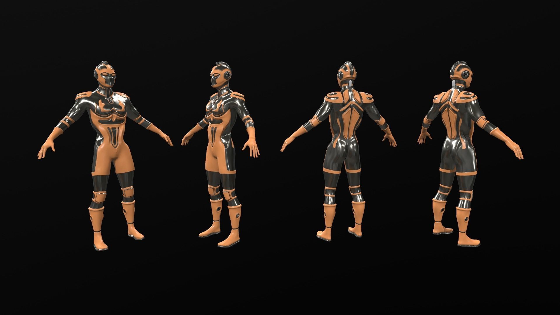 3D model Sci-fi Character VR / AR / low-poly rigged | CGTrader