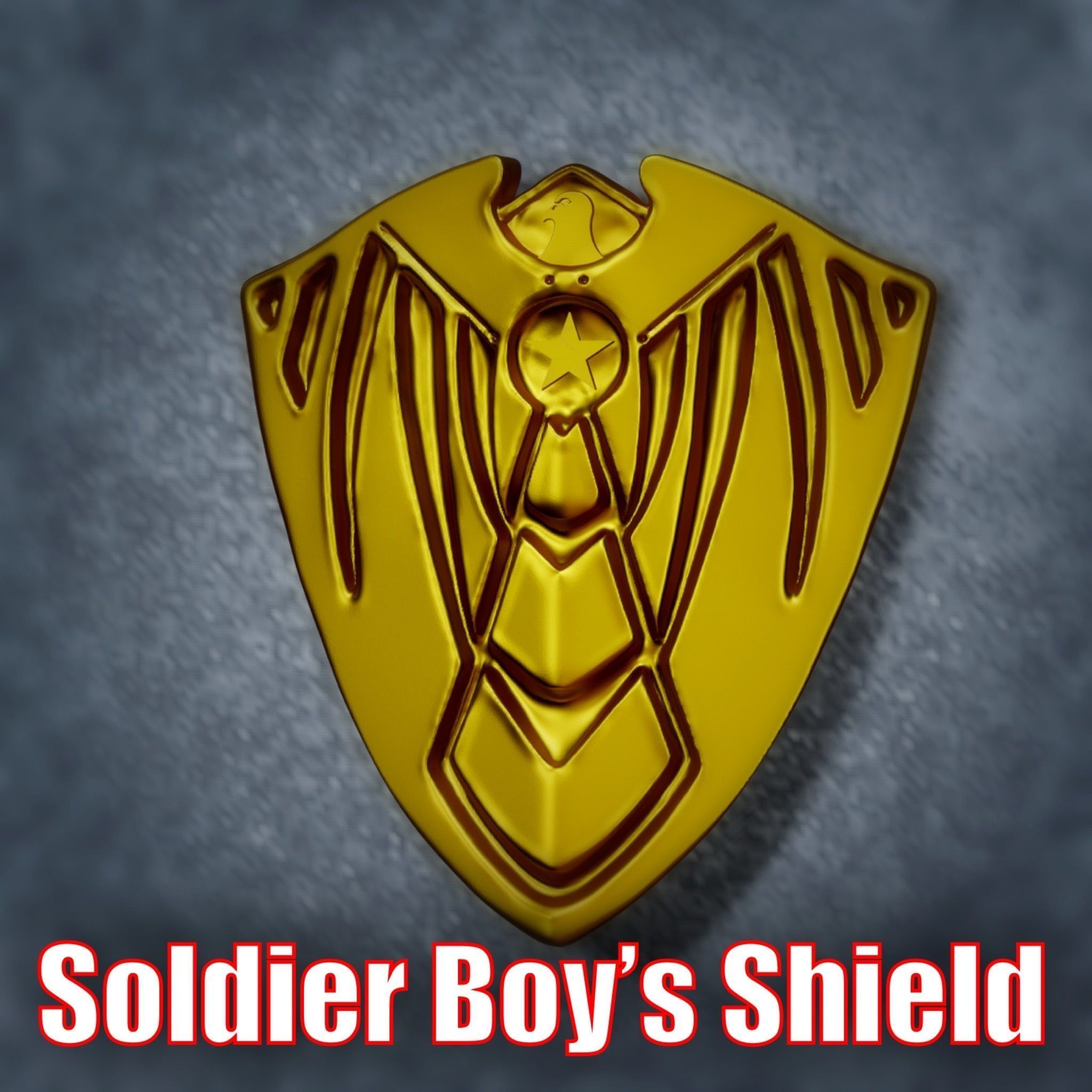 Soldier Boy Shield Cosplay 3D model 3D printable | CGTrader