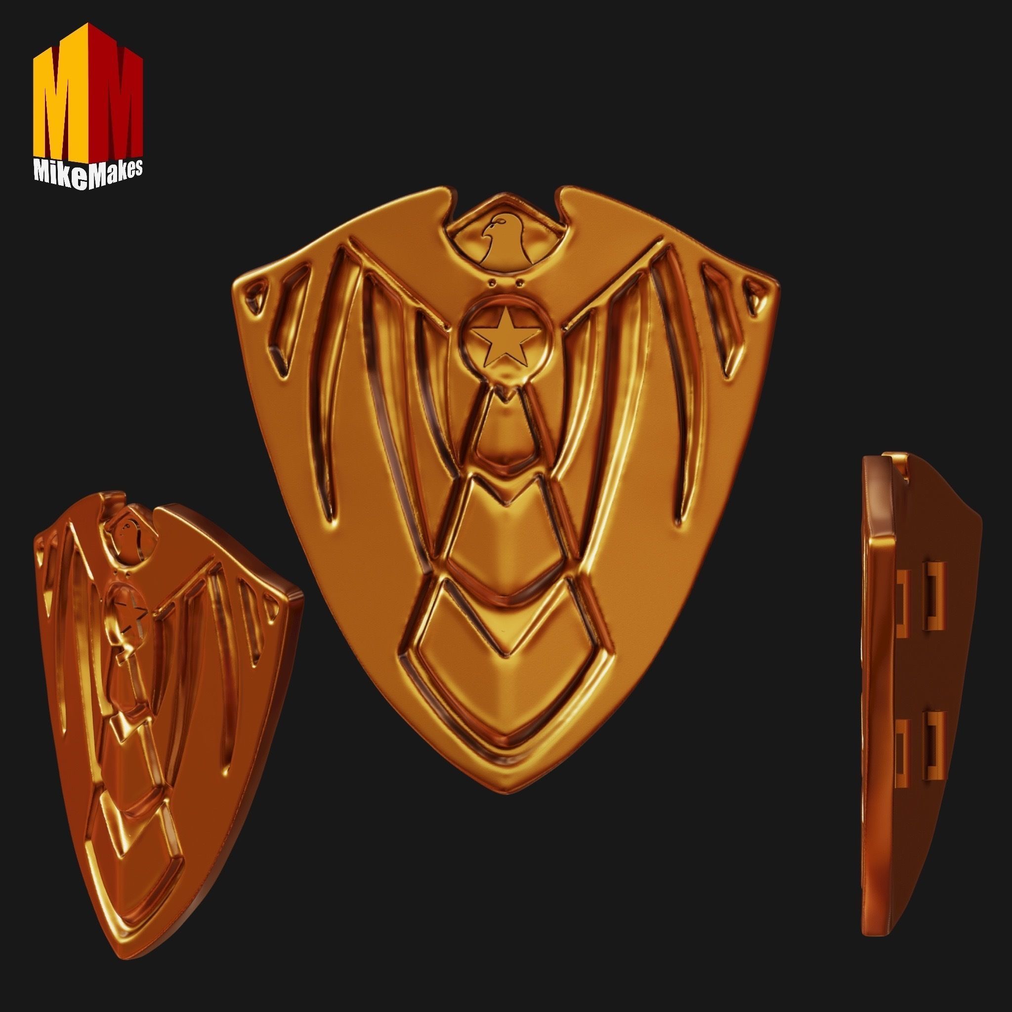 Soldier Boy Shield Cosplay 3D model 3D printable | CGTrader