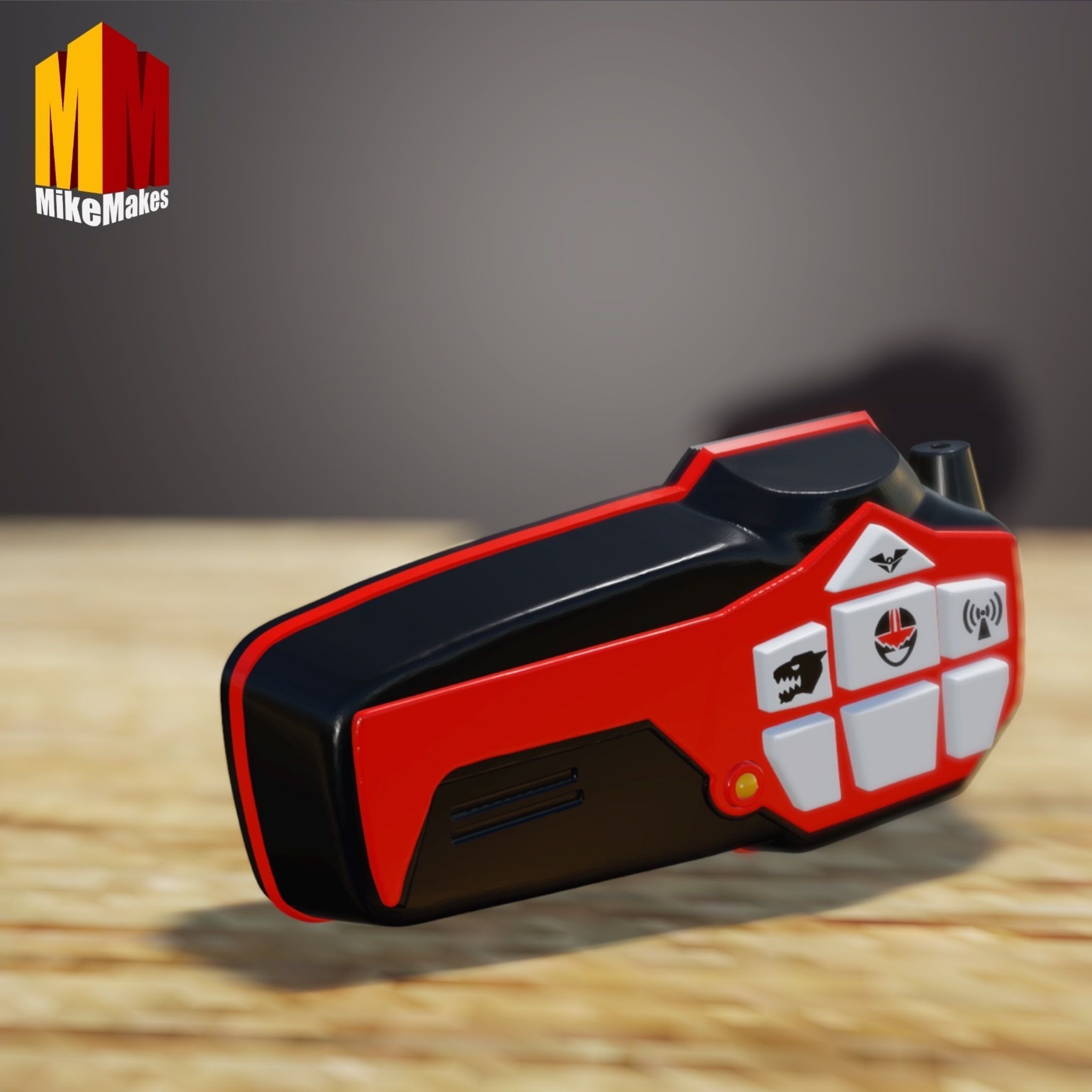 Power Rangers Time Force Morpher Quantum Ranger 3D model 3D printable ...