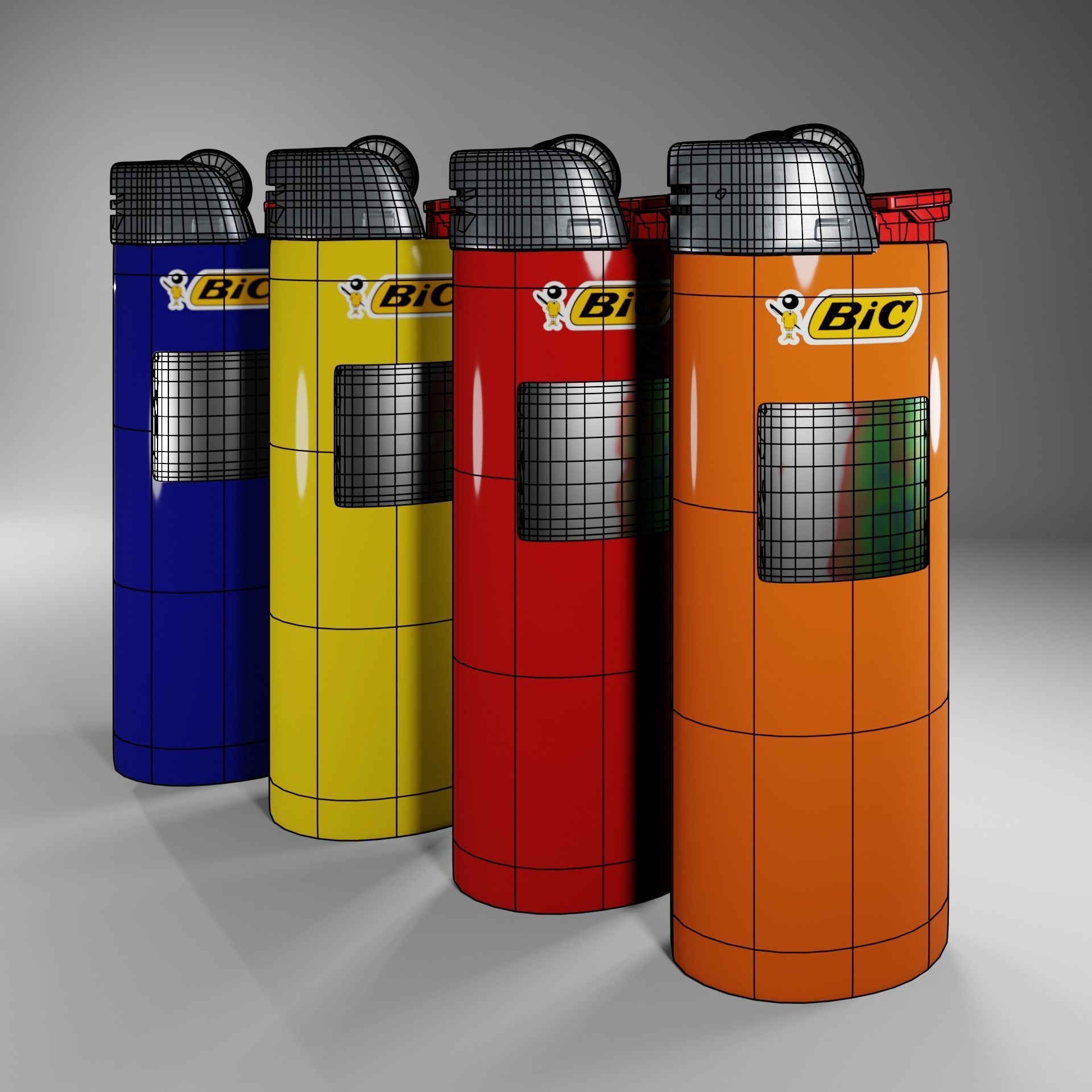 3D model Bic Lighter VR / AR / low-poly | CGTrader