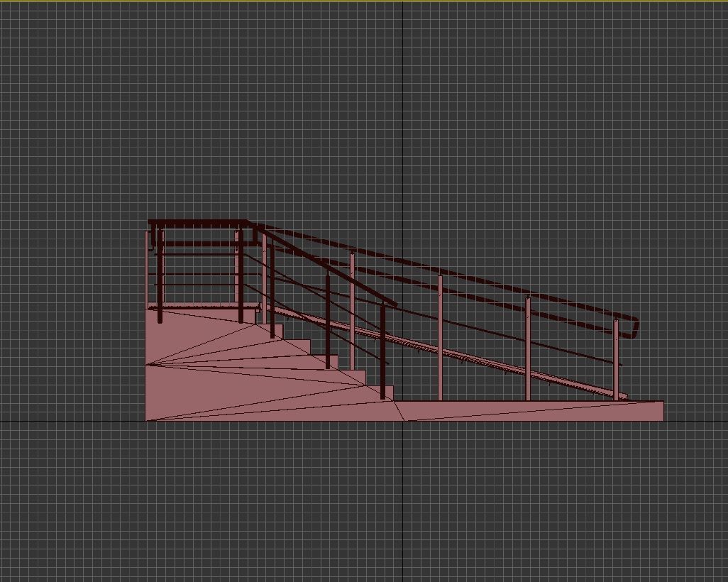 ramp and stairs 3D model | CGTrader