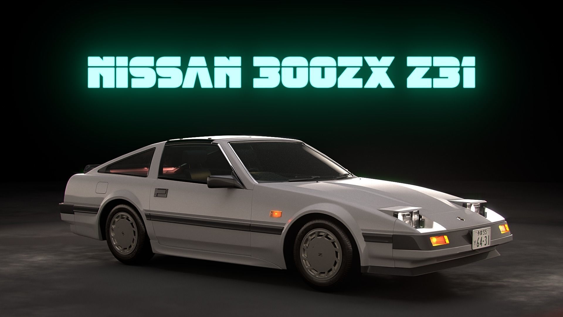 3D model Nissan 300zx z31 1985 VR / AR / low-poly | CGTrader