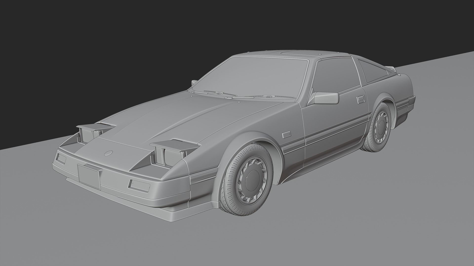 3D model Nissan 300zx z31 1985 VR / AR / low-poly | CGTrader