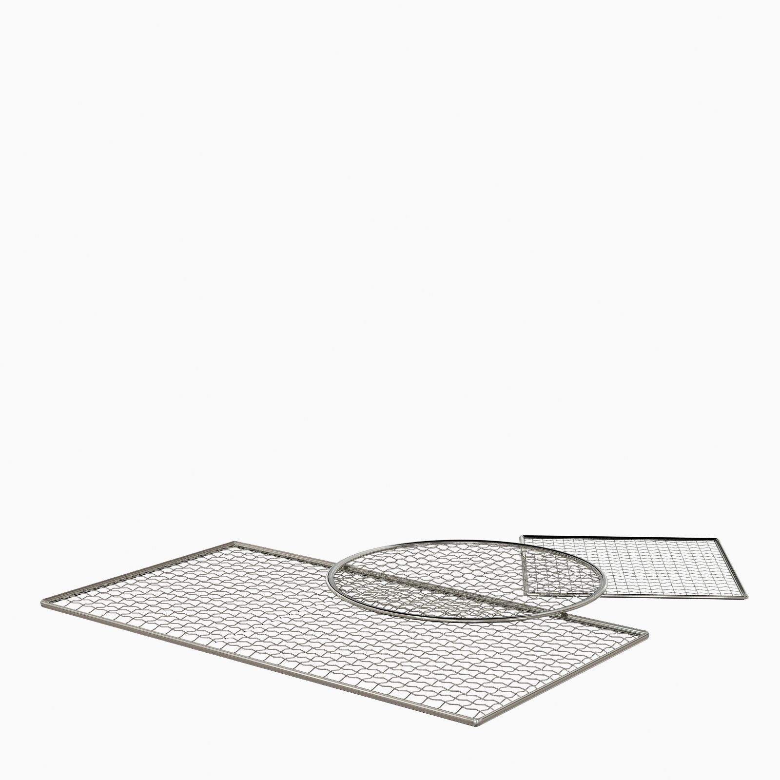 Steel grill wire grid 3D model | CGTrader