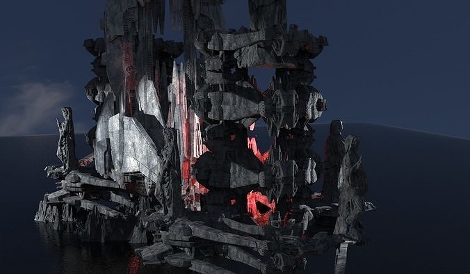 Dimensions shift towers Kit bash 2 3D model | CGTrader