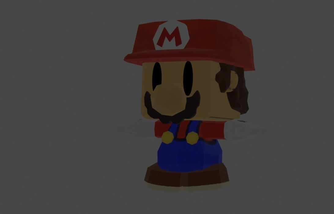 3D model Paper Mario Customs VR / AR / low-poly | CGTrader