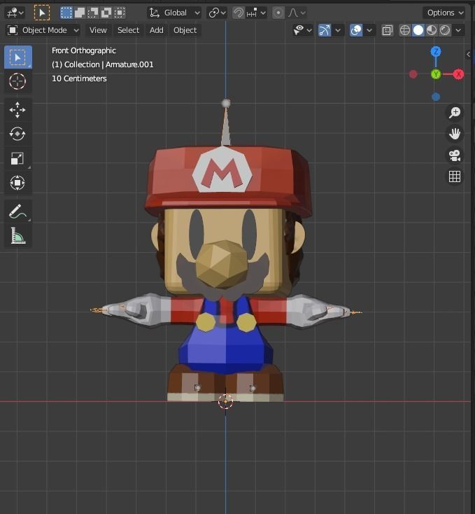 3D model Paper Mario Customs VR / AR / low-poly | CGTrader