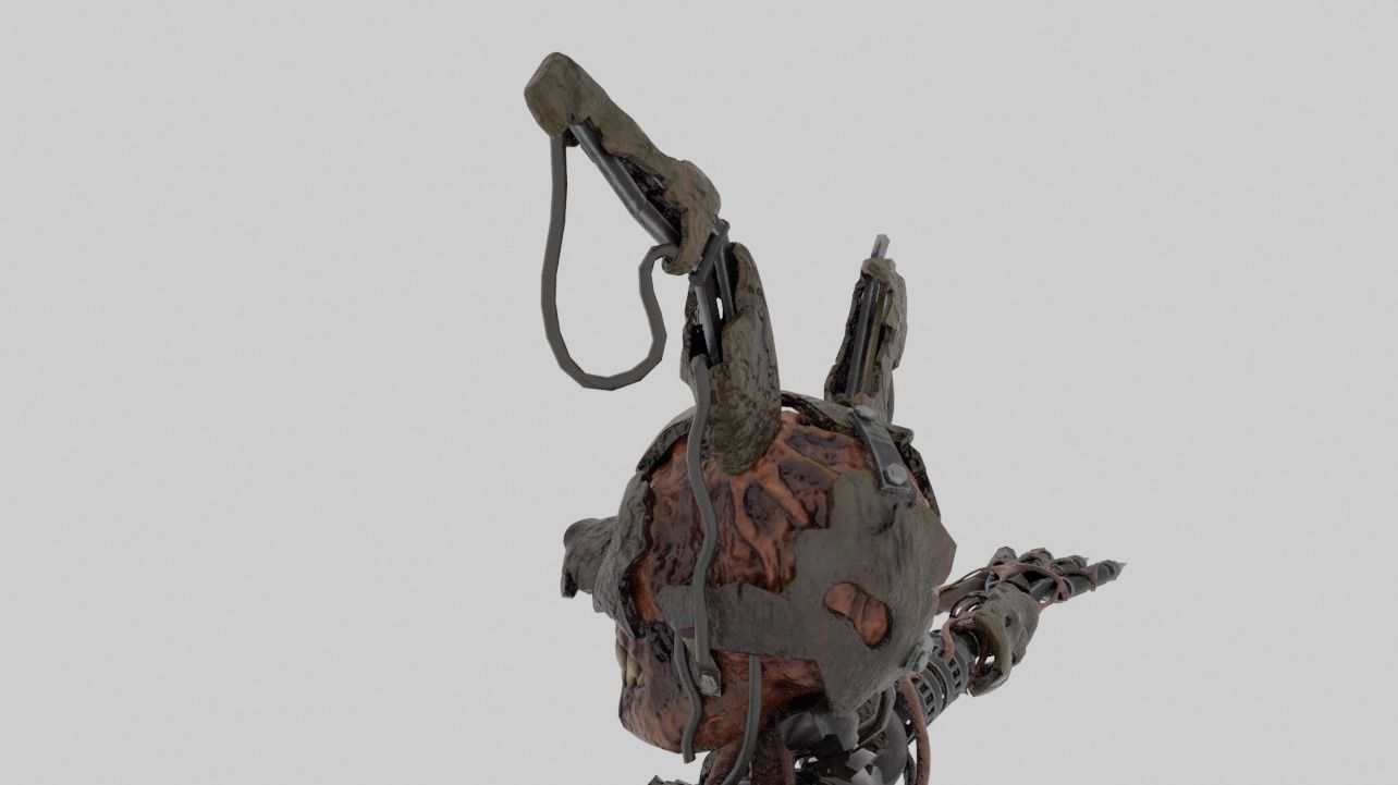 3d Model Burntrap Fnaf Security Breach Vr Ar Low Poly Cgtrader