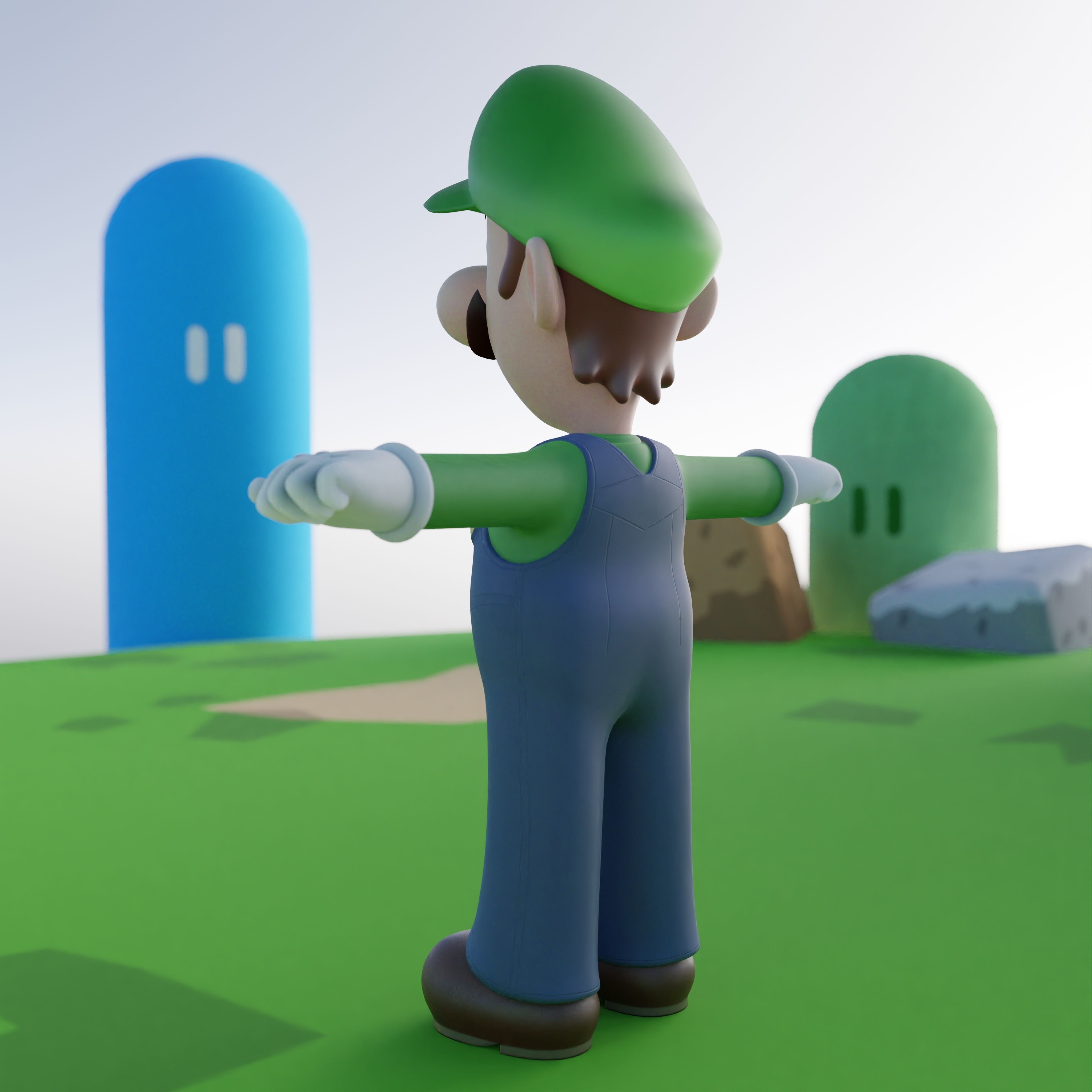 3D model Luigi Rigged PBR VR / AR / low-poly | CGTrader