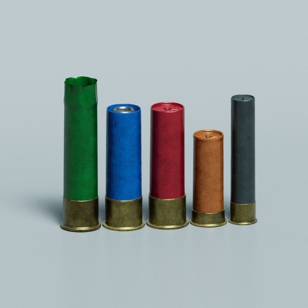 3D model SHOTGUN SHELLS VR / AR / low-poly | CGTrader