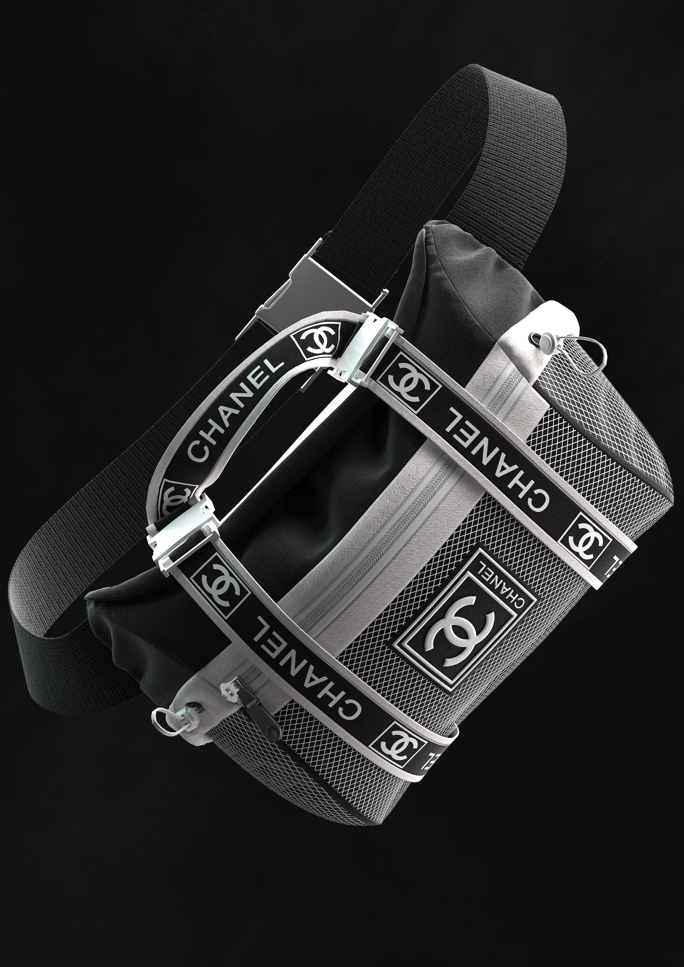 Waist Bags 3D model | CGTrader