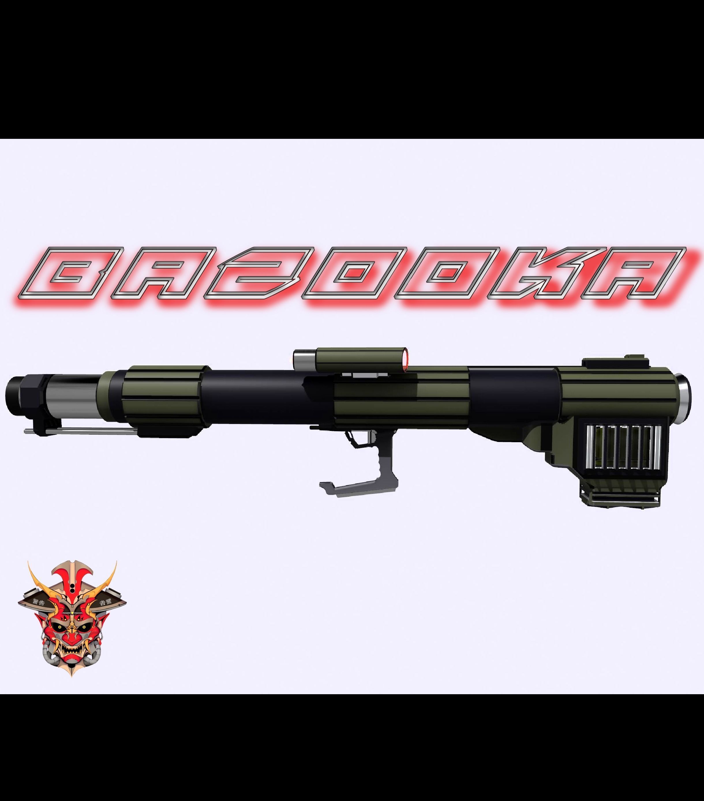 Gundam Bazooka 3D model 3D printable | CGTrader