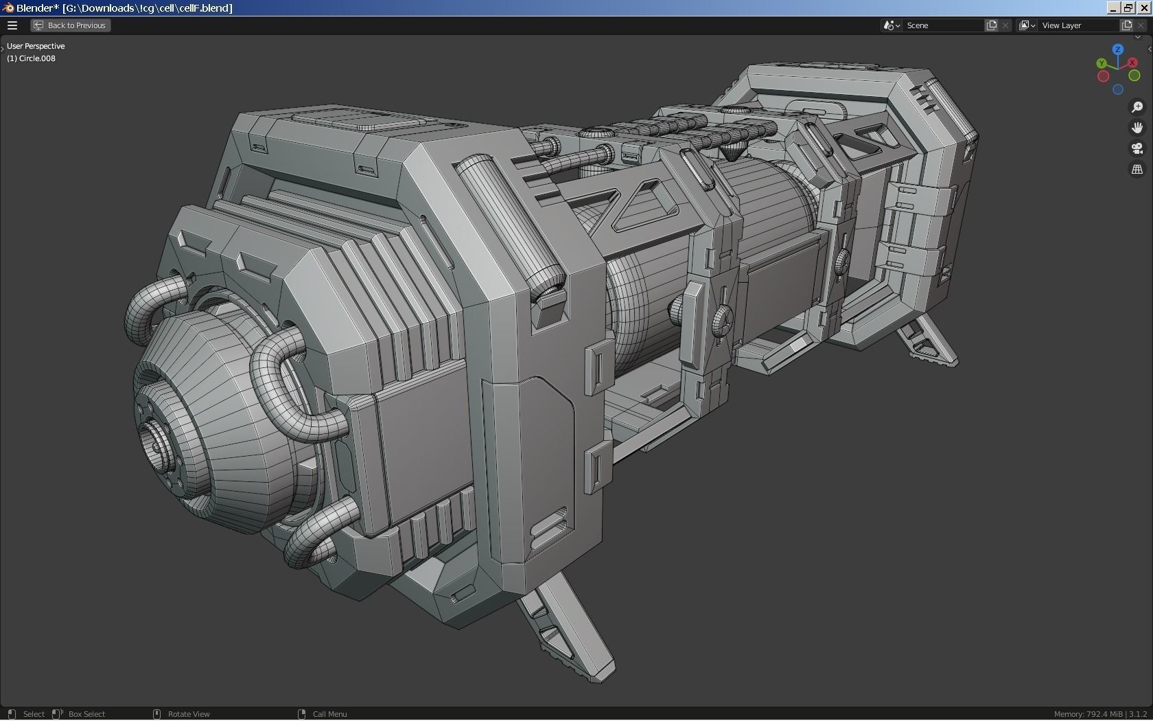 Sci-Fi Device 3D model | CGTrader